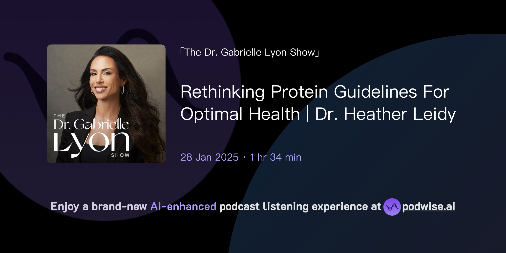 Rethinking Protein Guidelines For Optimal Health | Dr. Heather Leidy ...