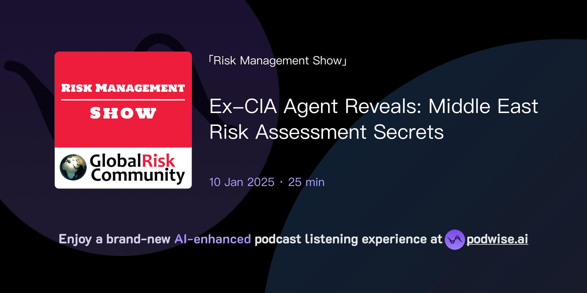 Ex-CIA Agent Reveals: Middle East Risk Assessment Secrets | Risk ...