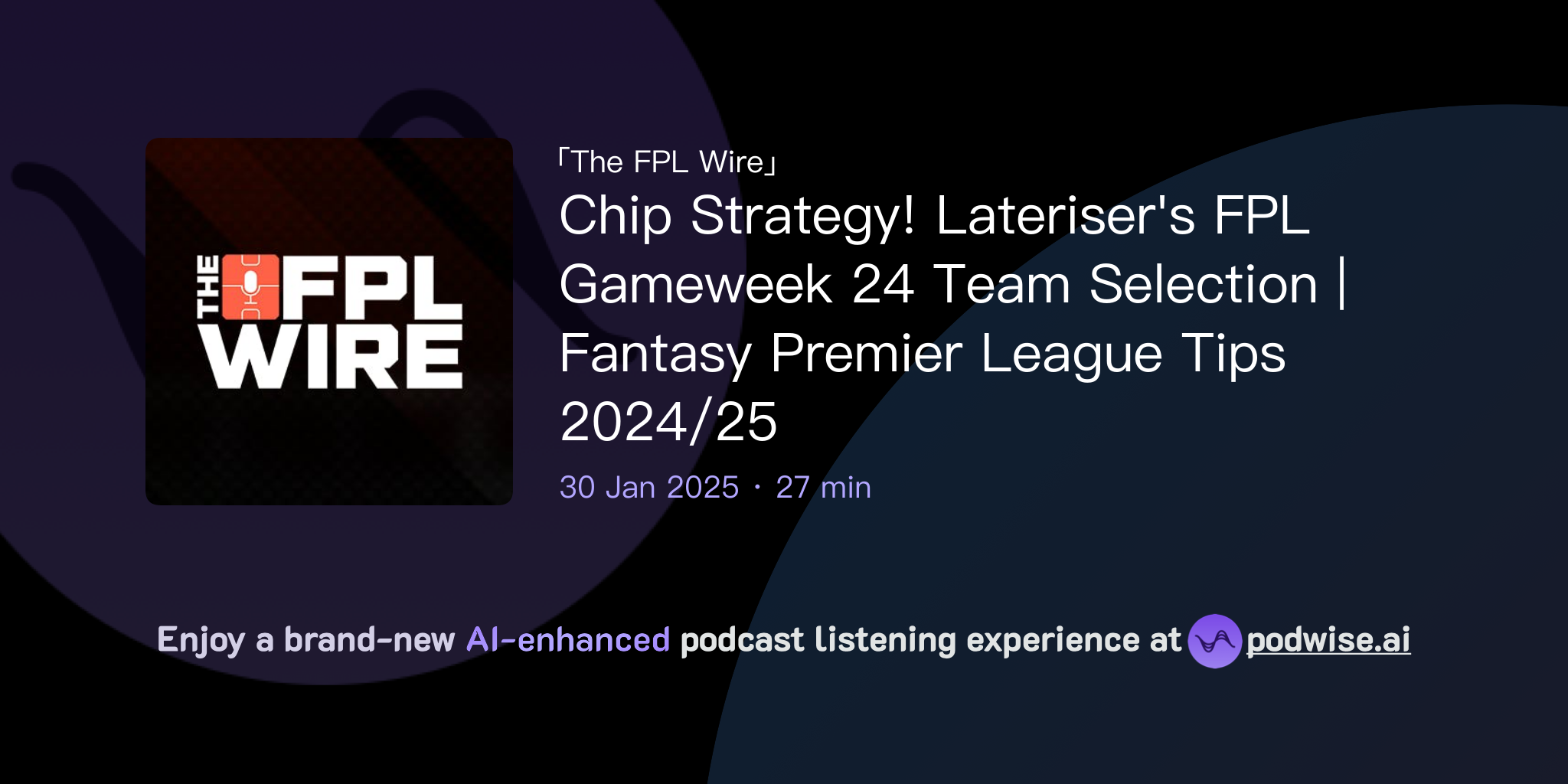 Chip Strategy! Lateriser's FPL Gameweek 24 Team Selection | Fantasy Premier League Tips 2024/25 ...