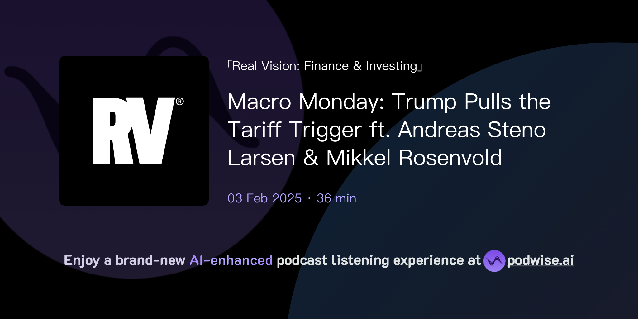 Macro Monday: Trump Pulls the Tariff Trigger ft. Andreas Steno Larsen ...