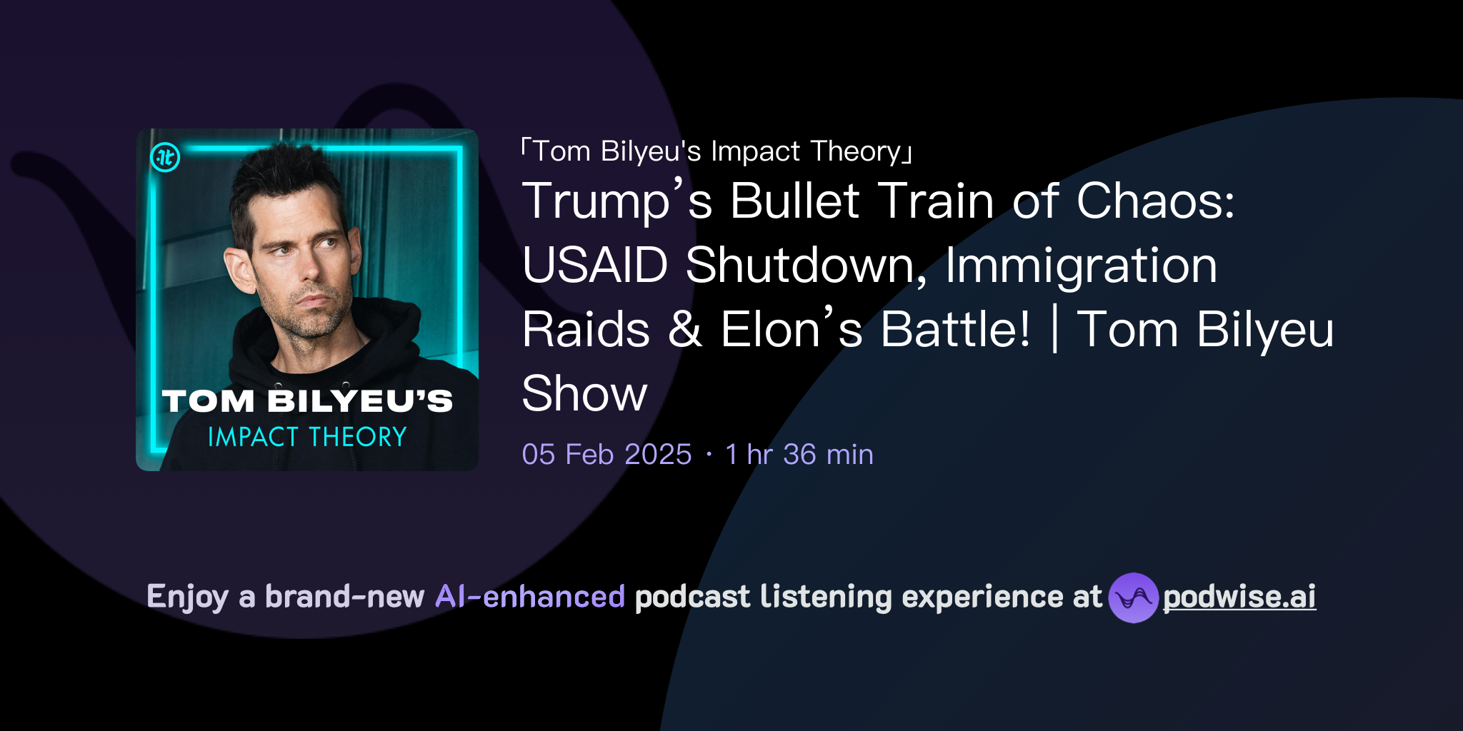 Trump’s Bullet Train of Chaos: USAID Shutdown, Immigration Raids & Elon ...