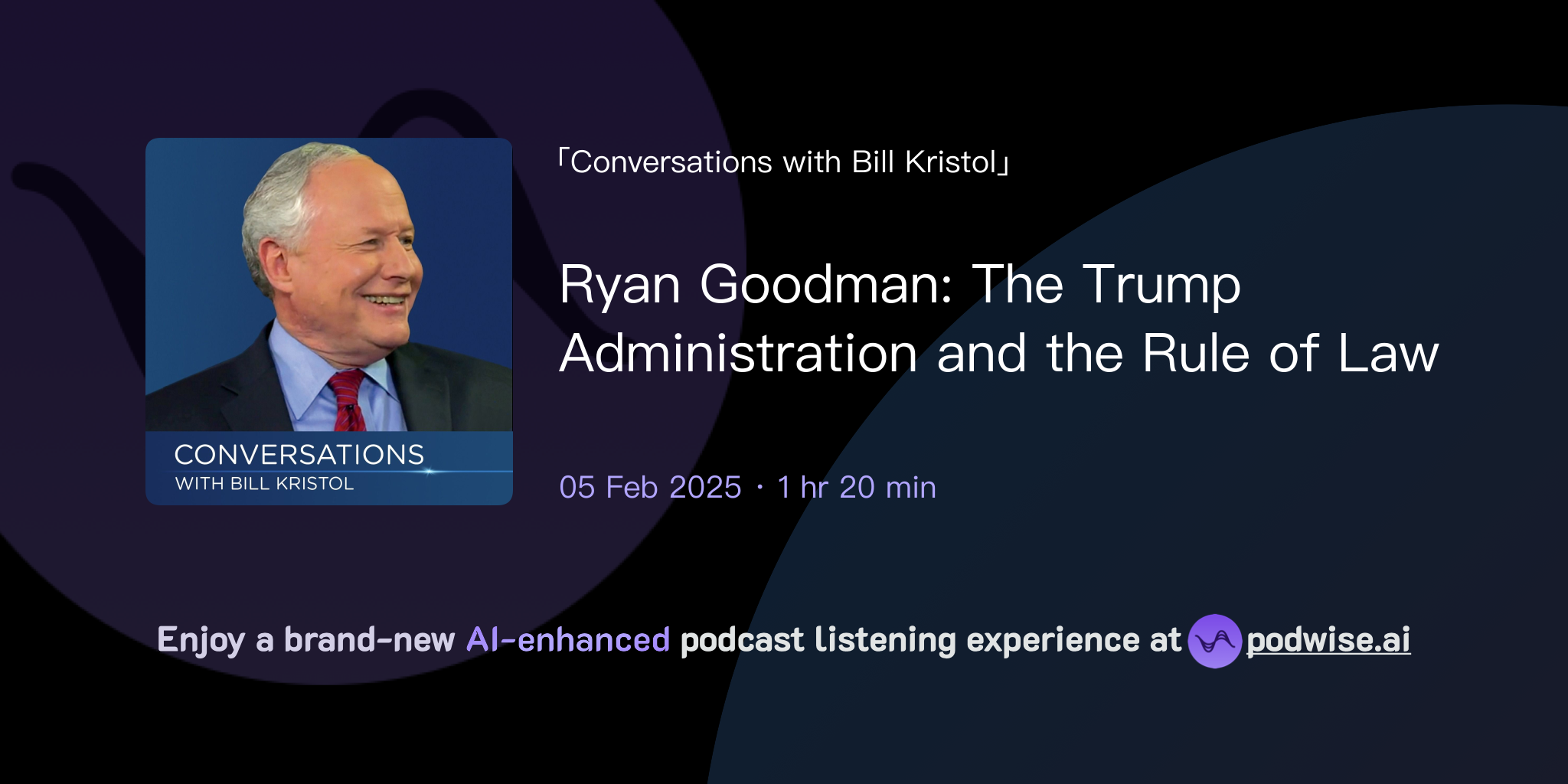 Ryan Goodman: The Trump Administration and the Rule of Law ...