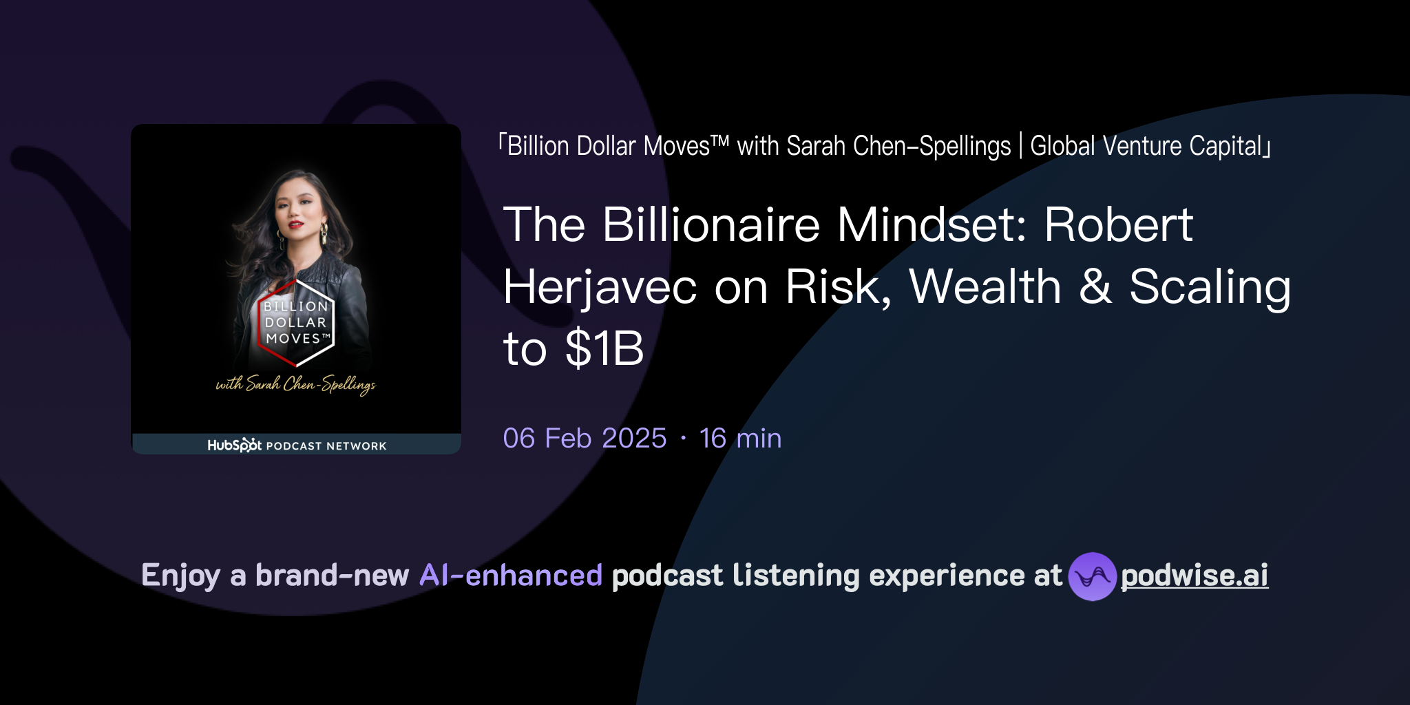 The Billionaire Mindset: Robert Herjavec on Risk, Wealth & Scaling to $1B | Billion Dollar Moves ...