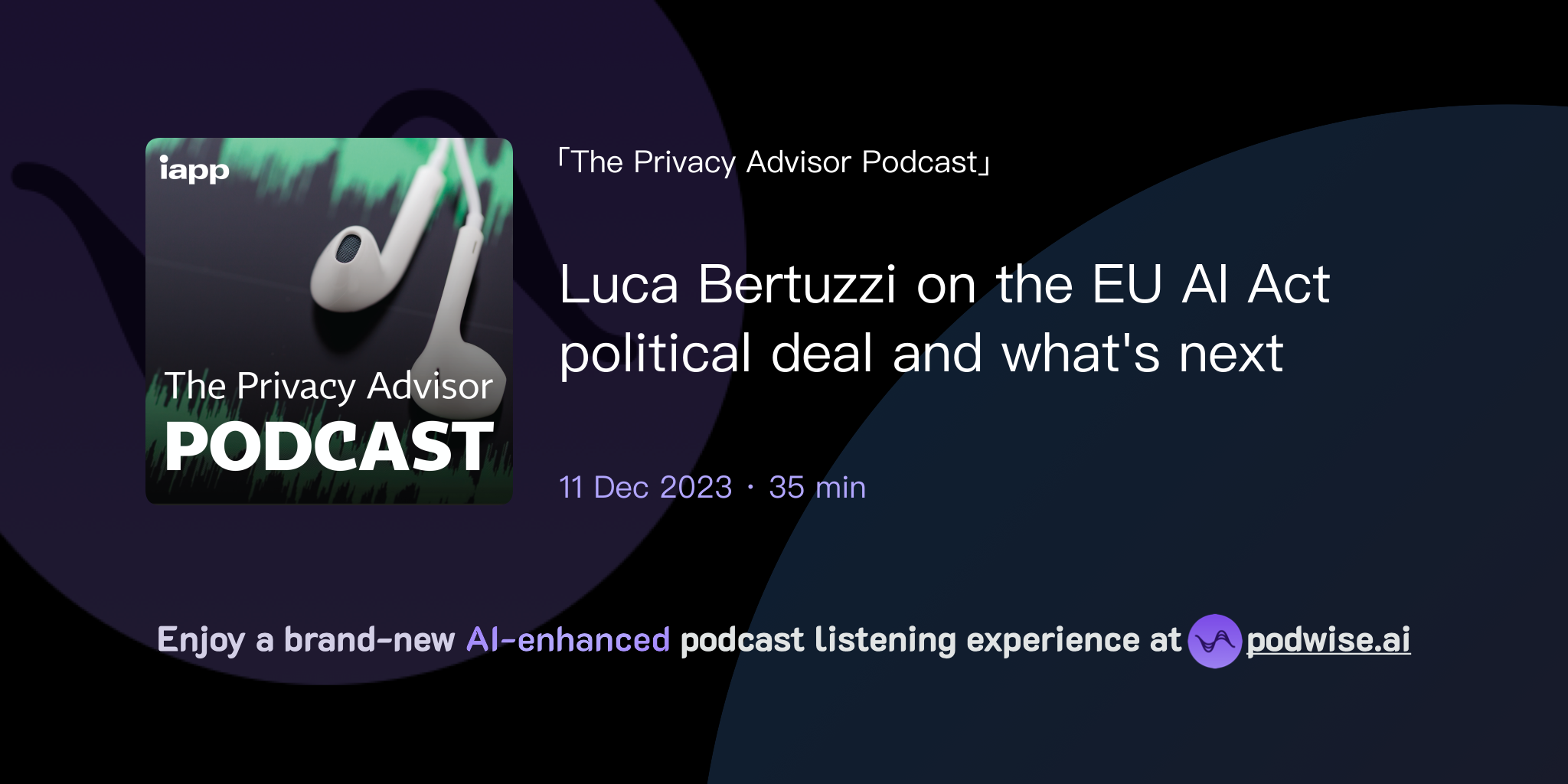 Luca Bertuzzi on the EU AI Act political deal and what's next | The ...