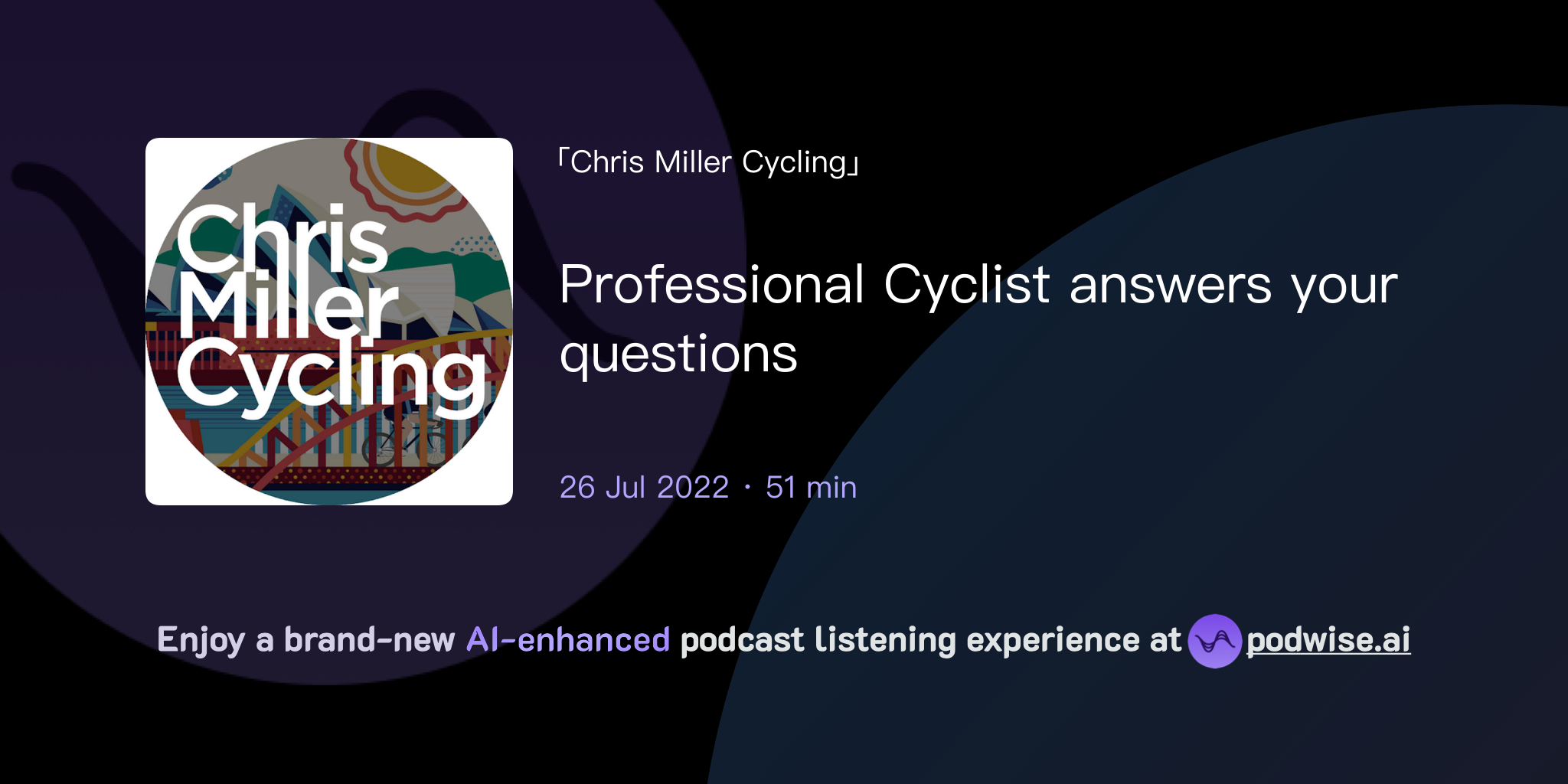 Professional Cyclist answers your questions | Chris Miller Cycling ...