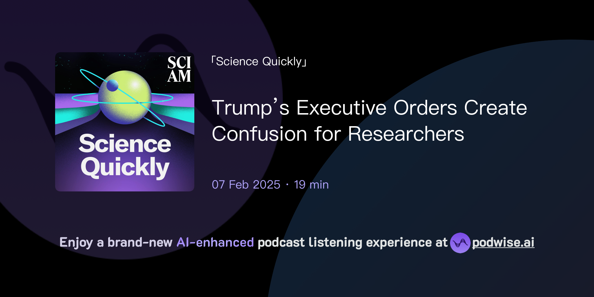 Trump’s Executive Orders Create Confusion for Researchers | Science ...