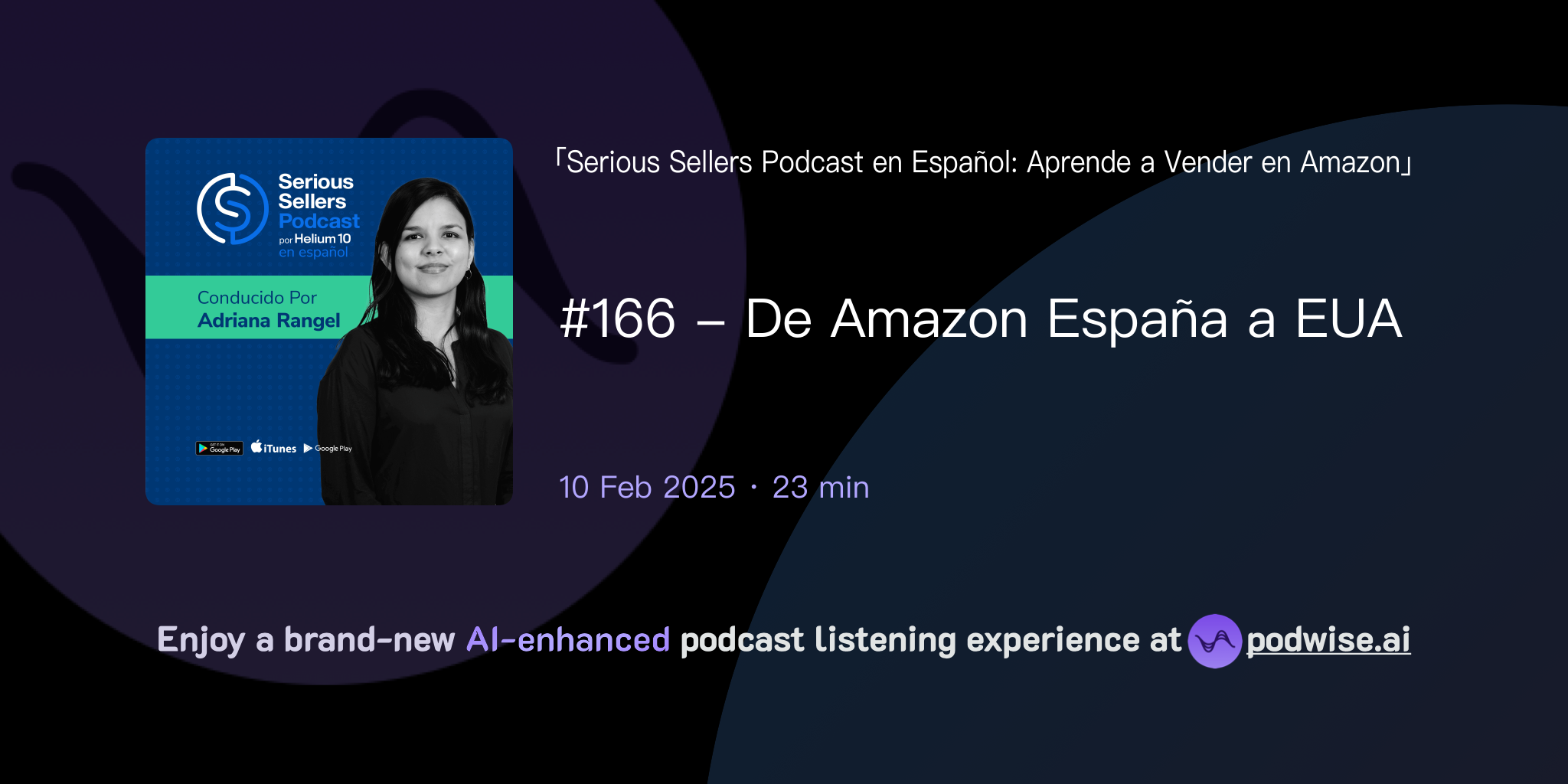 #166 - De Amazon España a EUA | Serious Sellers Podcast en Español ...