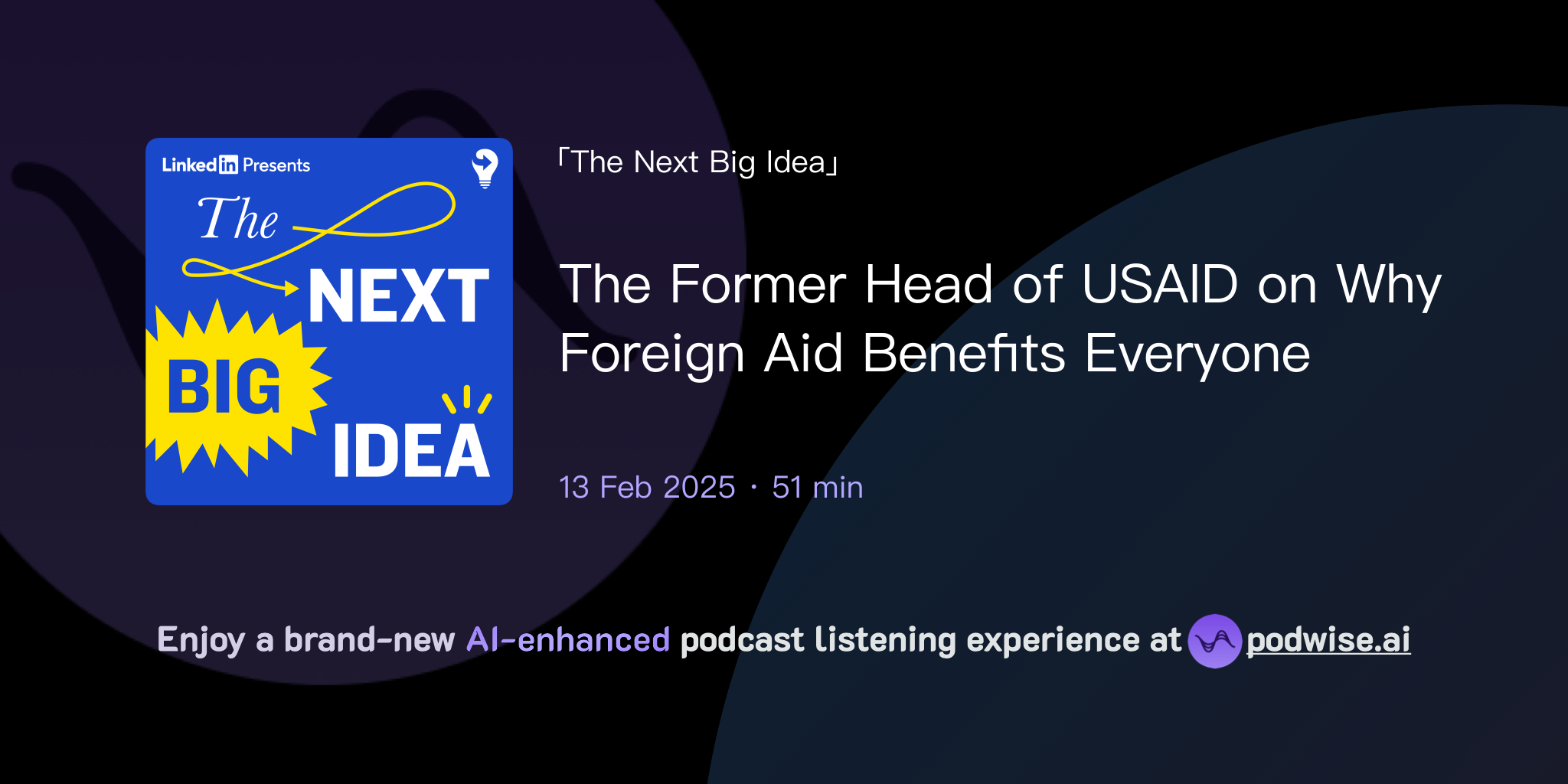 The Former Head of USAID on Why Foreign Aid Benefits Everyone | The ...