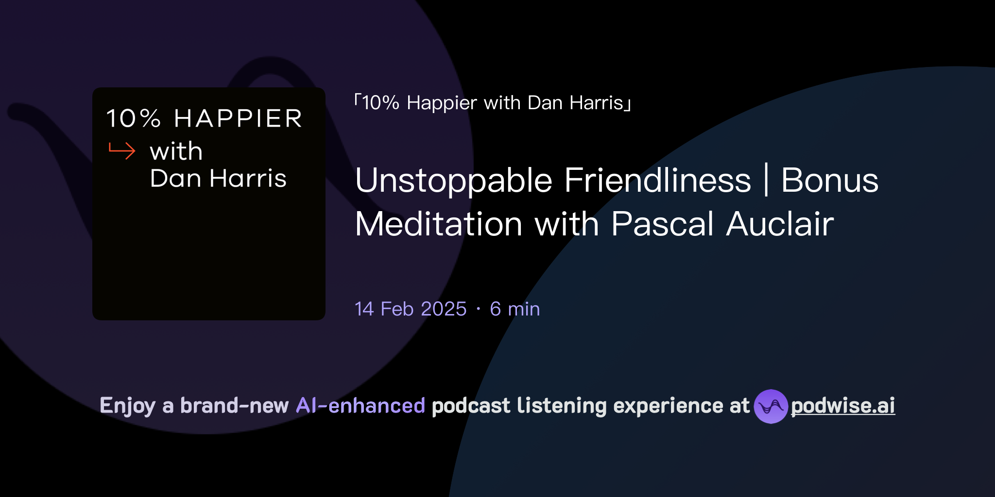 Unstoppable Friendliness | Bonus Meditation with Pascal Auclair | 10% ...