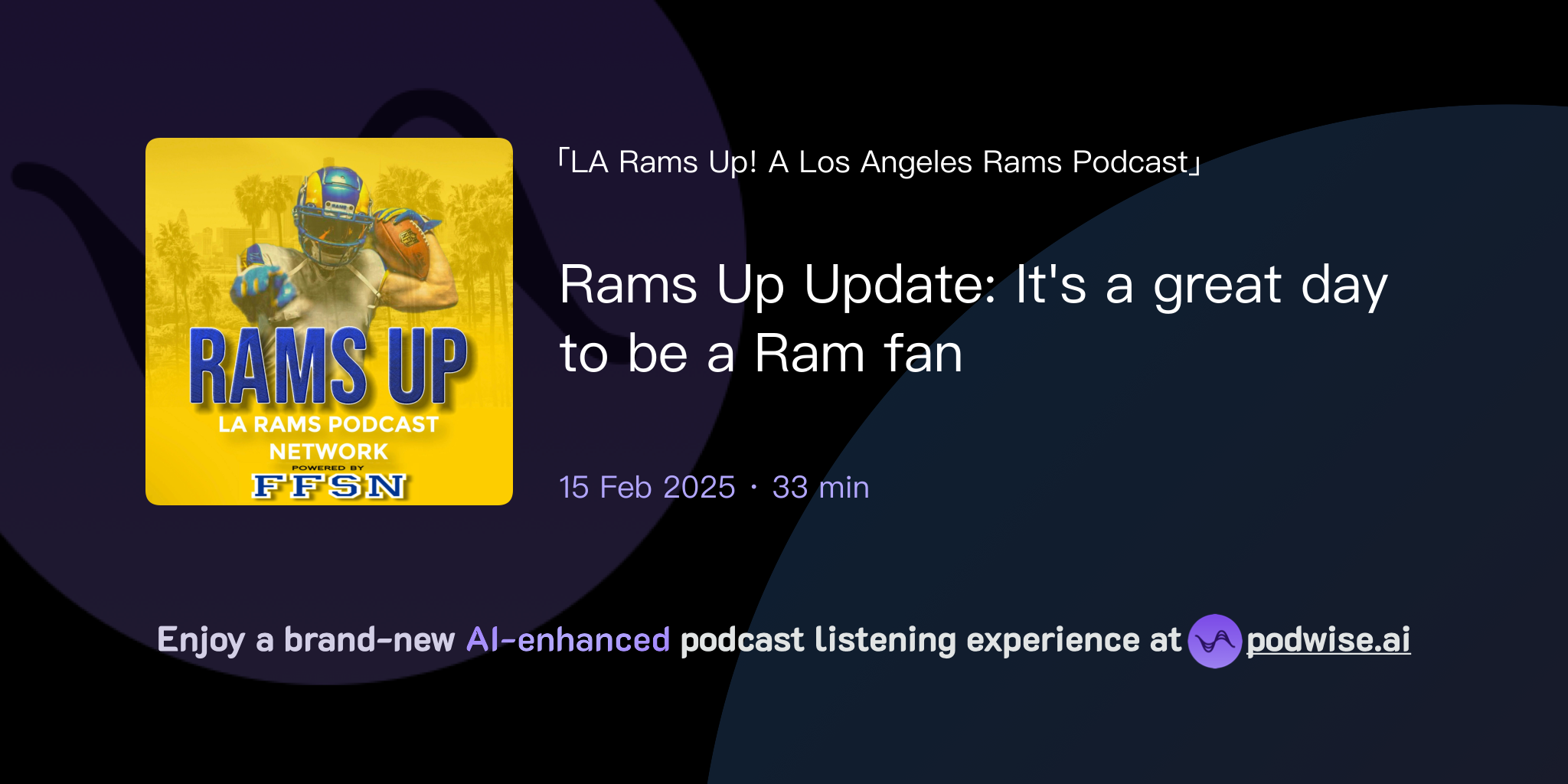 Rams Up Update: It's a great day to be a Ram fan | LA Rams Up! A Los ...