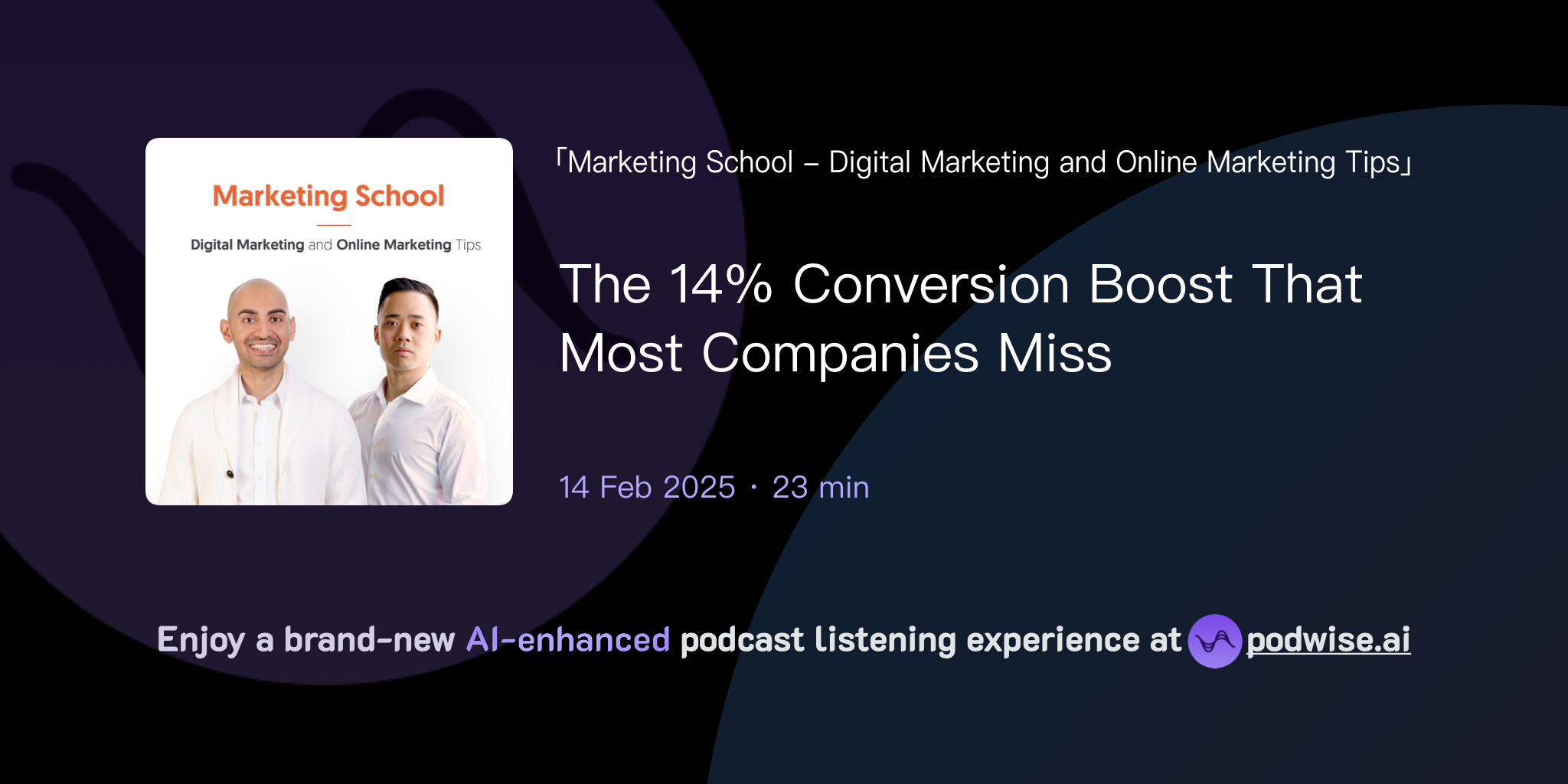 The 14% Conversion Boost That Most Companies Miss | Marketing School - Digital Marketing and ...