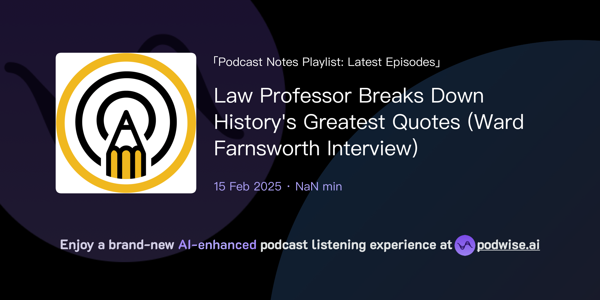 Law Professor Breaks Down History's Greatest Quotes (Ward Farnsworth ...