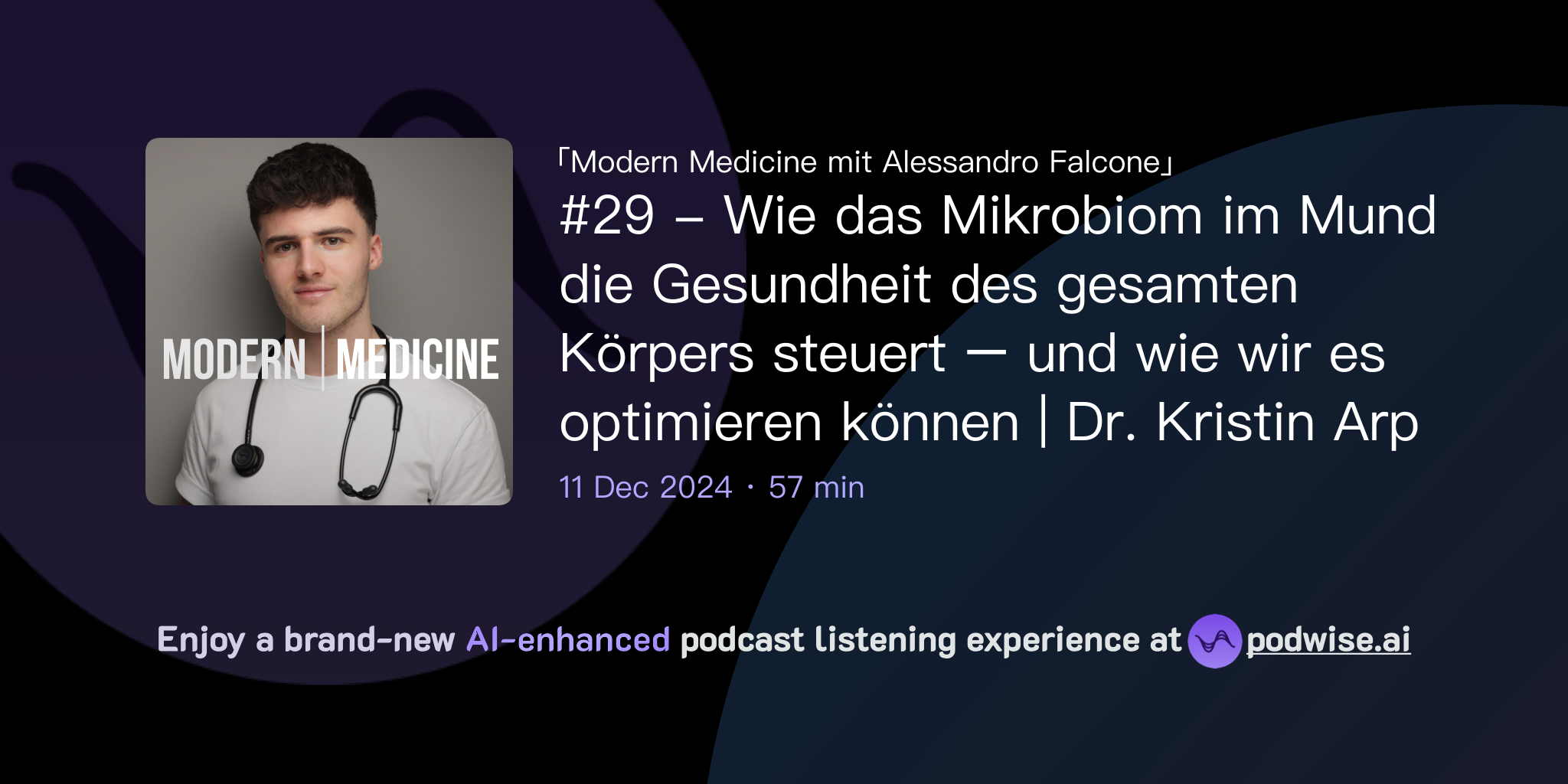 #29 - Wie das Mikrobiom im Mund die Gesundheit des gesamten Körpers ...