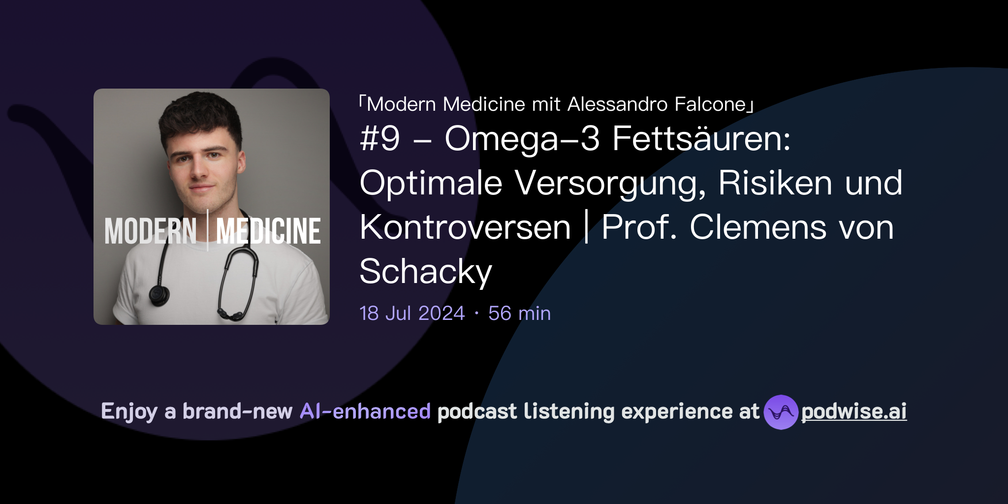 #9 - Omega-3 Fettsäuren: Optimale Versorgung, Risiken und Kontroversen | Prof. Clemens von ...