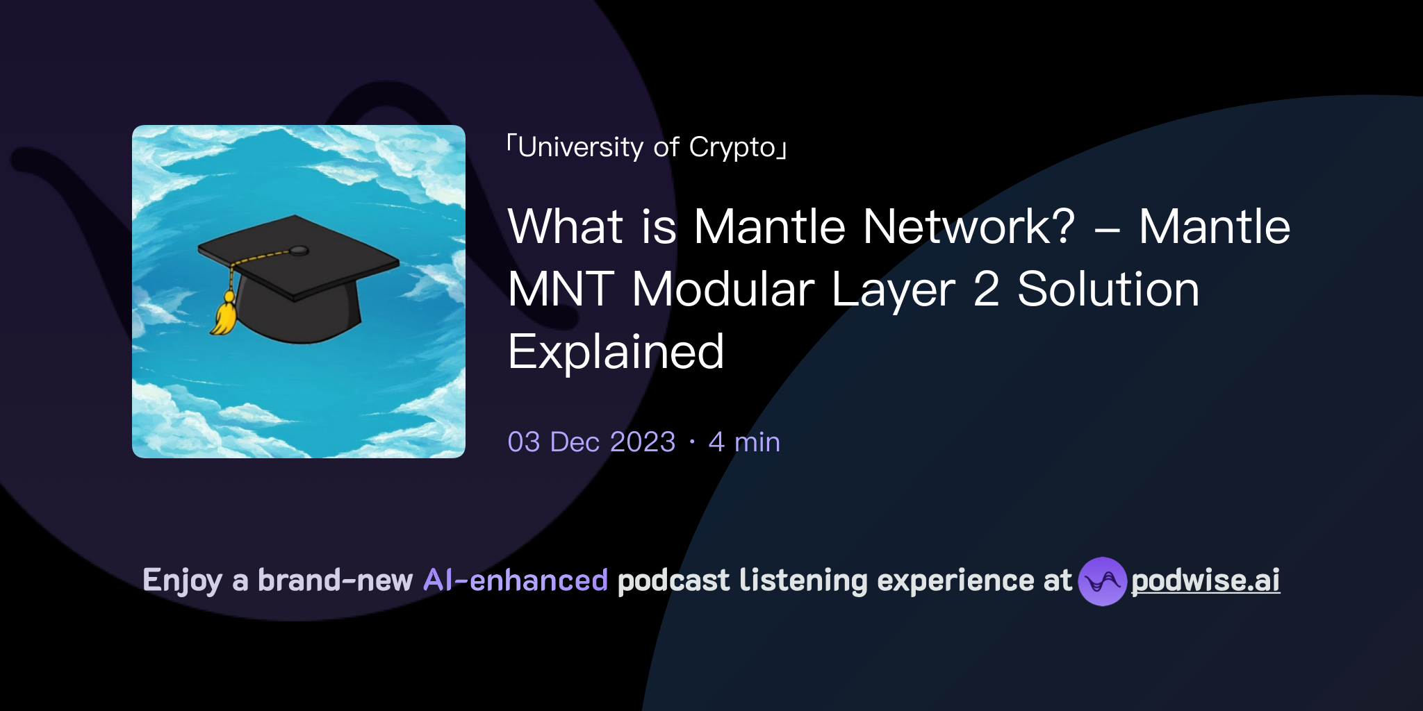 What is Mantle Network? - Mantle MNT Modular Layer 2 Solution Explained | University of Crypto ...