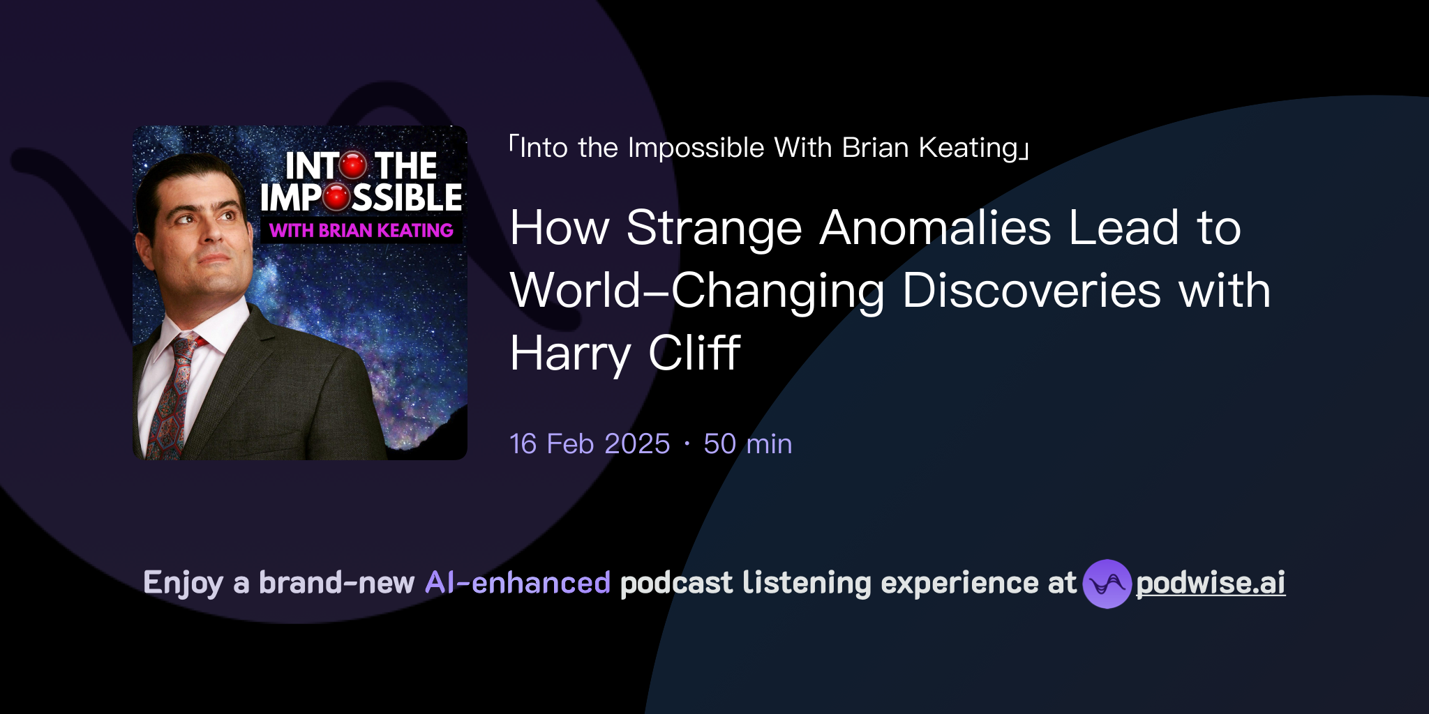 How Strange Anomalies Lead to World-Changing Discoveries with Harry Cliff | Into the Impossible ...