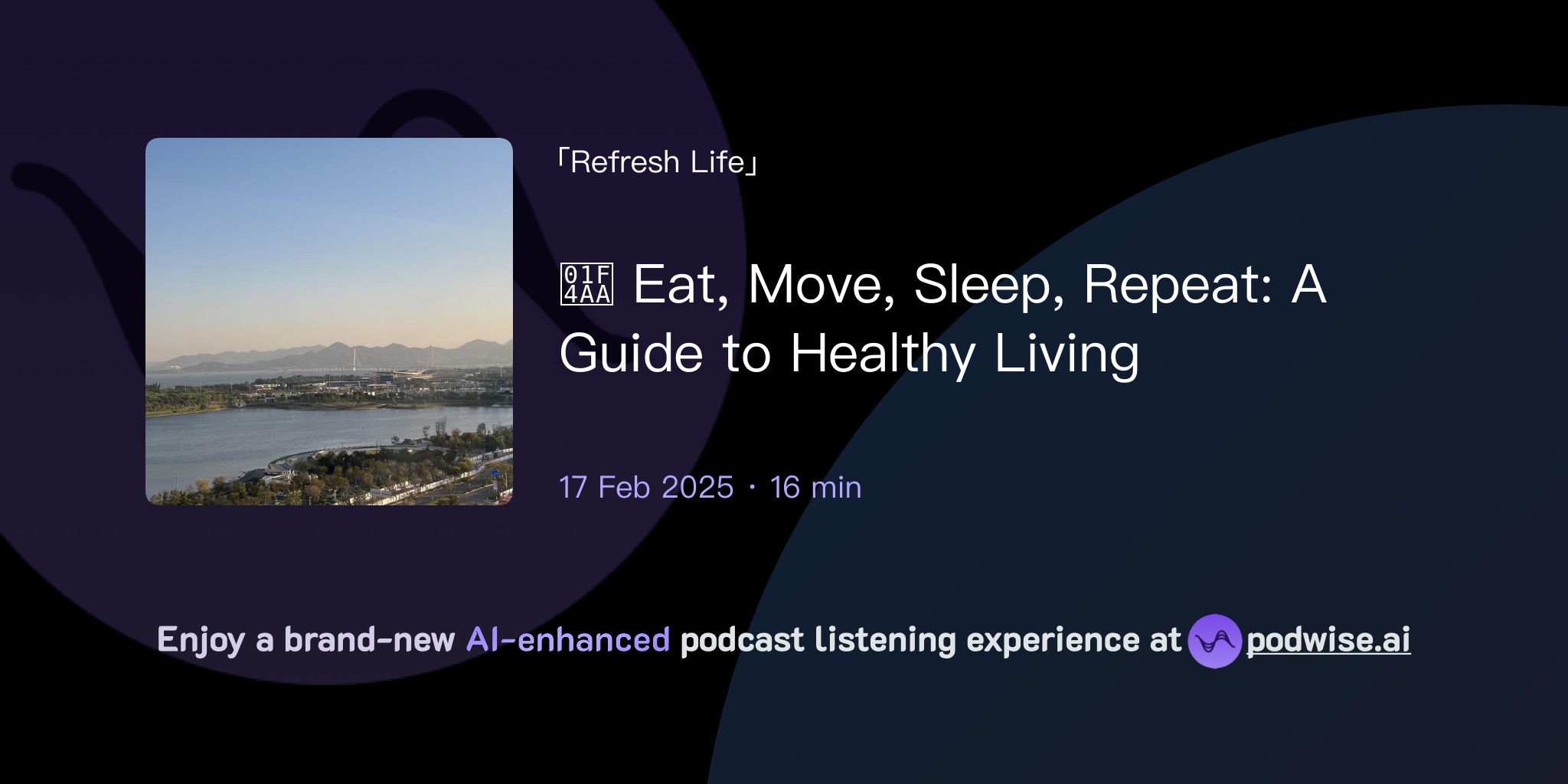 💪 Eat, Move, Sleep, Repeat: A Guide to Healthy Living | Refresh Life ...