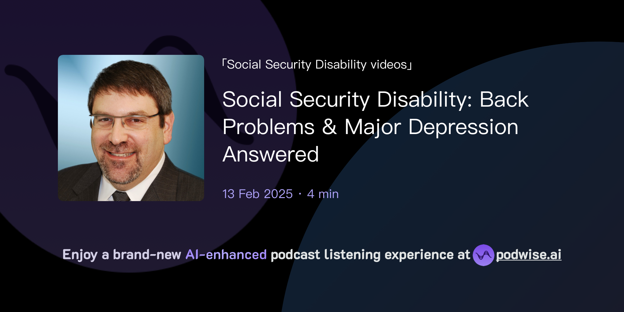 Social Security Disability: Back Problems & Major Depression Answered | Social Security ...