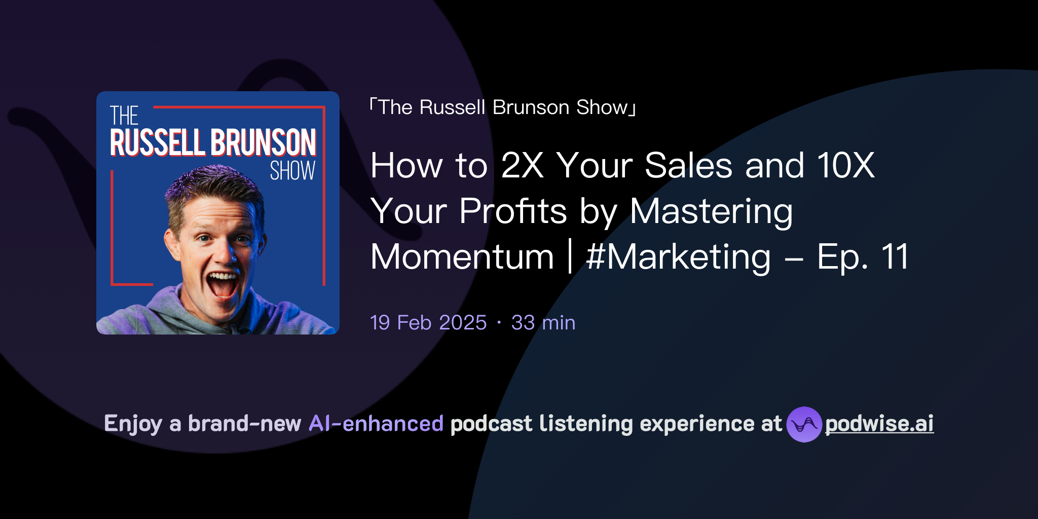 How to 2X Your Sales and 10X Your Profits by Mastering Momentum | #Marketing - Ep. 11 | The ...
