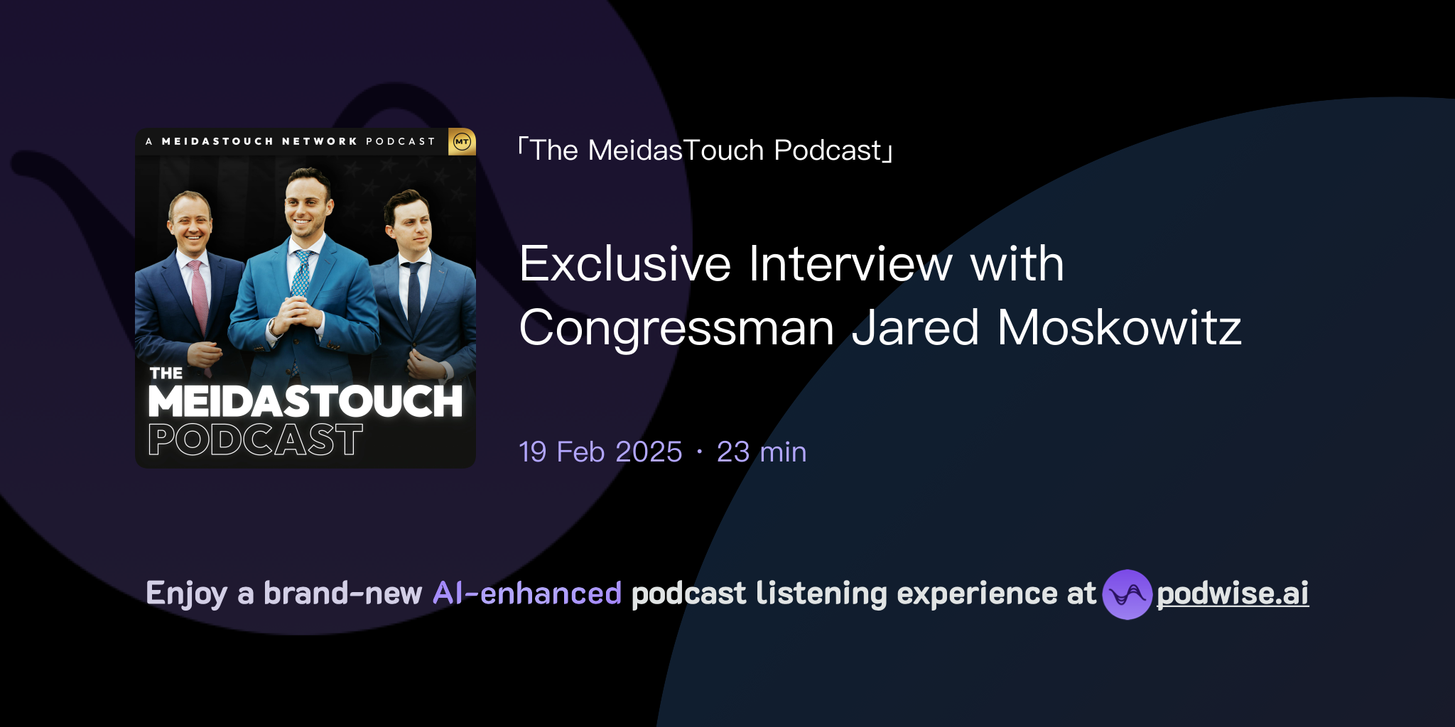 Exclusive Interview with Congressman Jared Moskowitz | The MeidasTouch ...