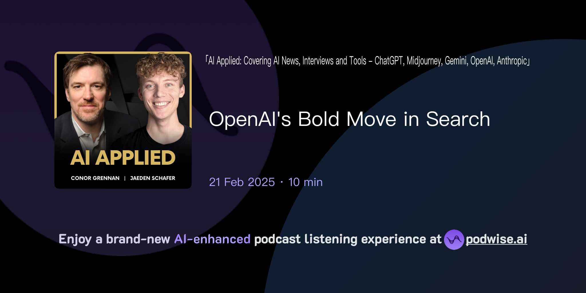 OpenAI's Bold Move in Search | AI Applied: Covering AI News, Interviews and Tools - ChatGPT ...