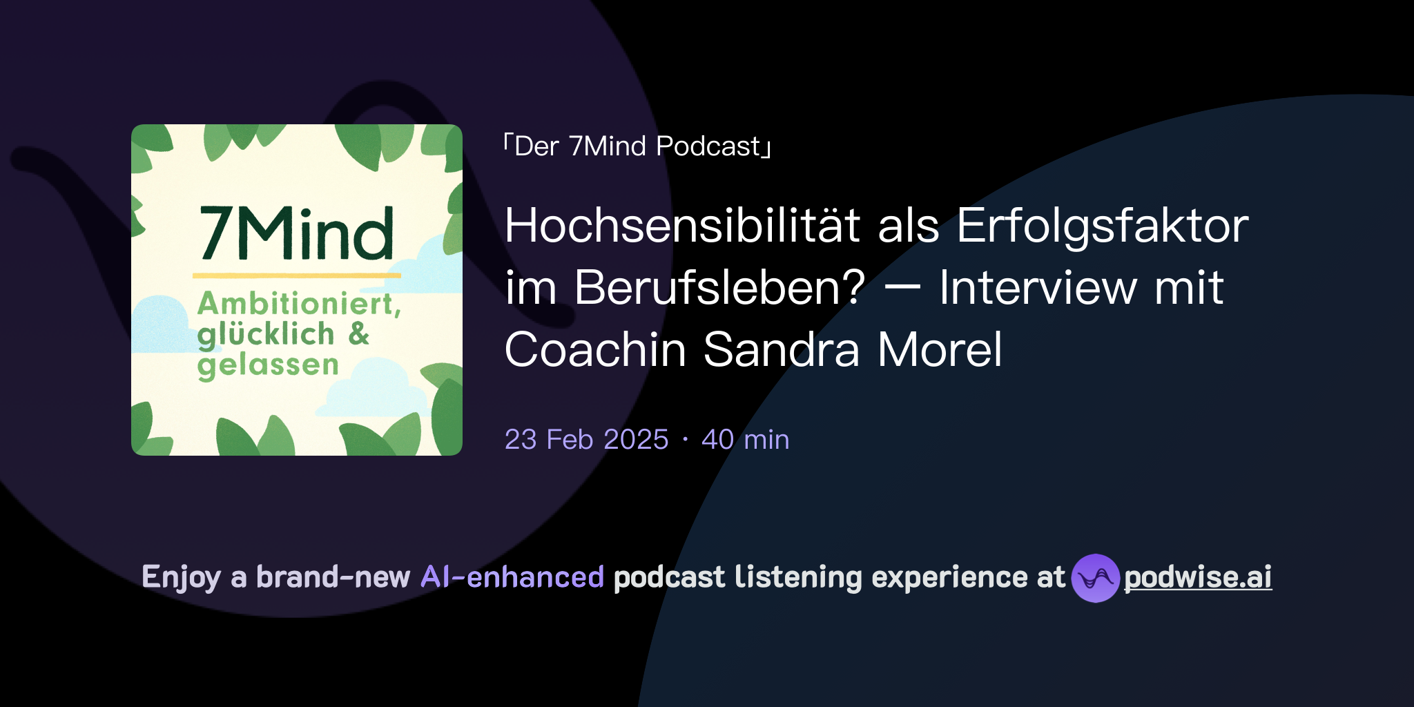 Hochsensibilität als Erfolgsfaktor im Berufsleben? – Interview mit ...