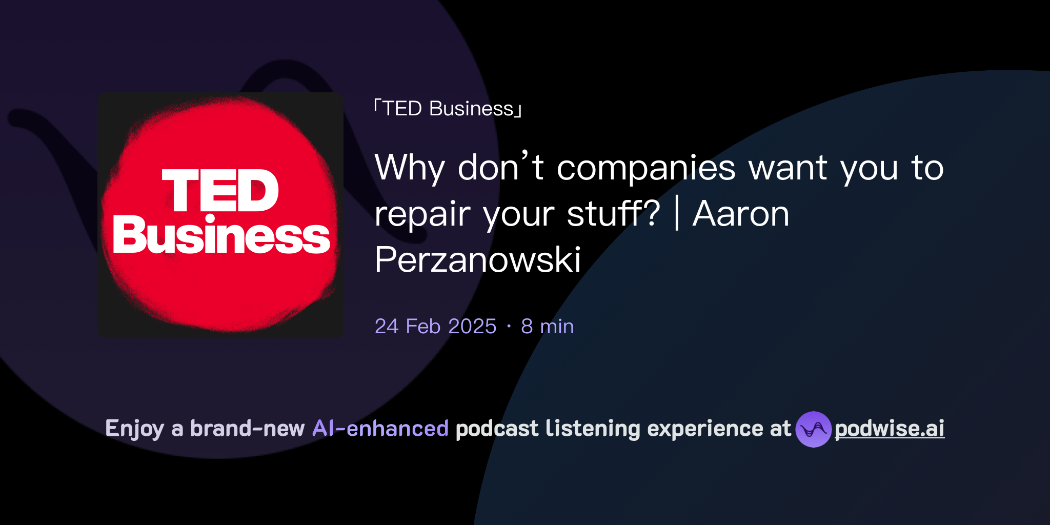 Why don’t companies want you to repair your stuff? | Aaron Perzanowski ...