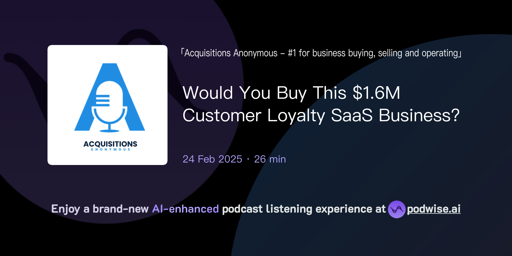 Would You Buy This $1.6M Customer Loyalty SaaS Business? | Acquisitions ...