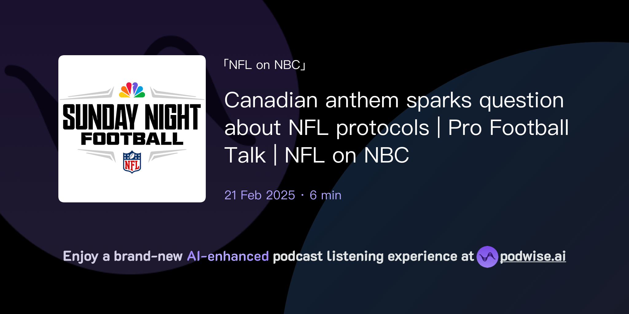 Canadian anthem sparks question about NFL protocols | Pro Football Talk | NFL on NBC | NFL on ...