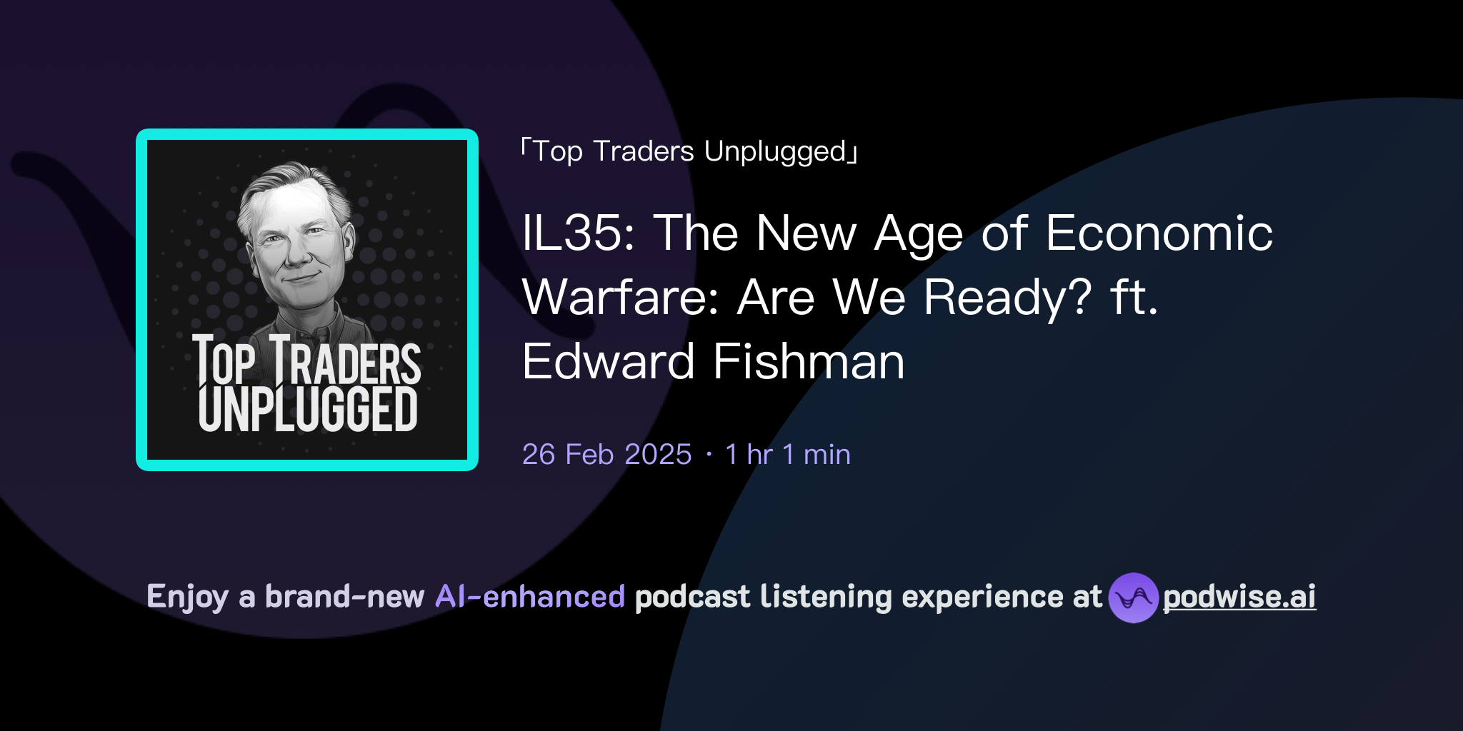 IL35: The New Age of Economic Warfare: Are We Ready? ft. Edward Fishman ...