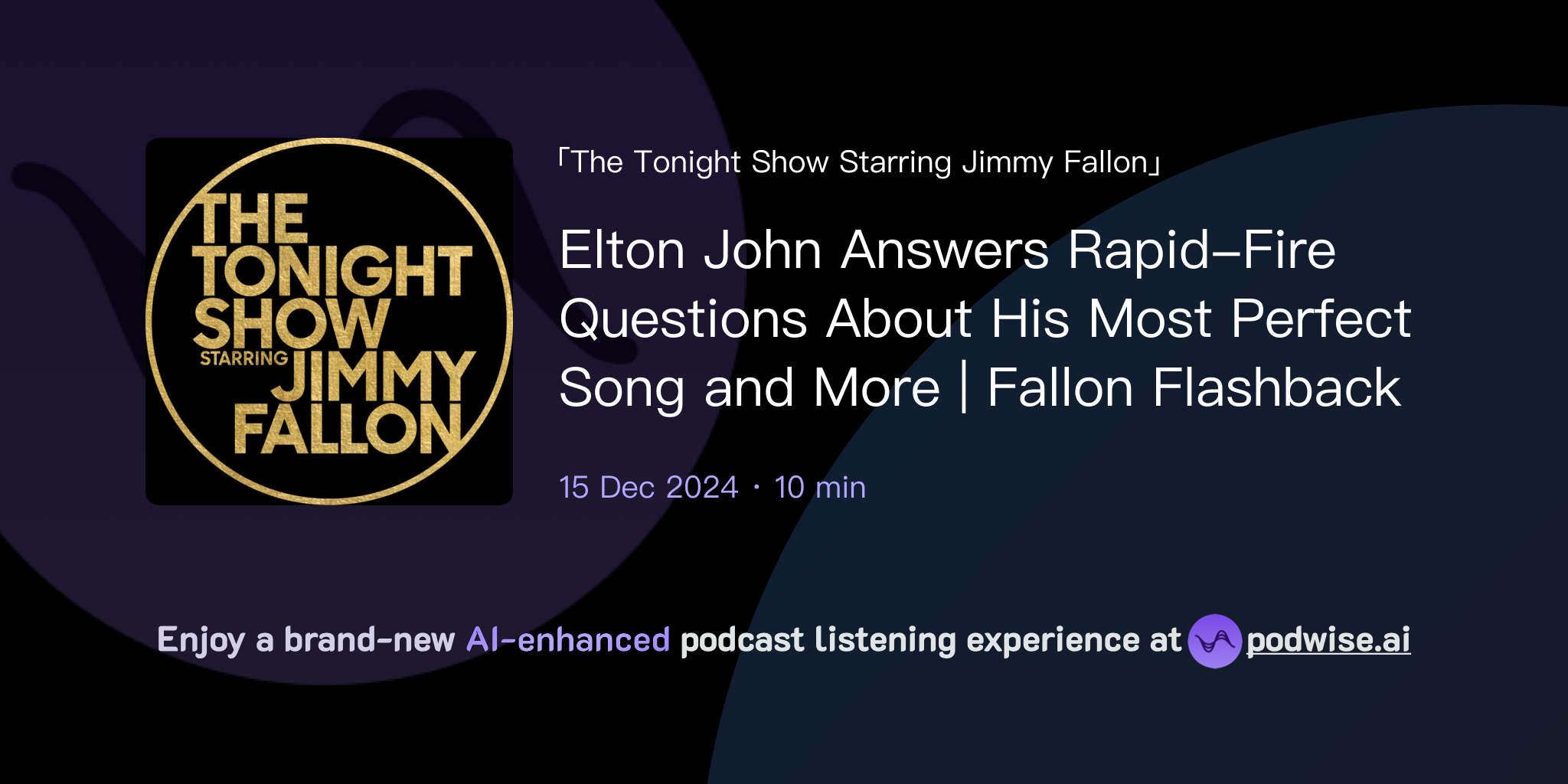 Elton John Answers Rapid-Fire Questions About His Most Perfect Song and ...