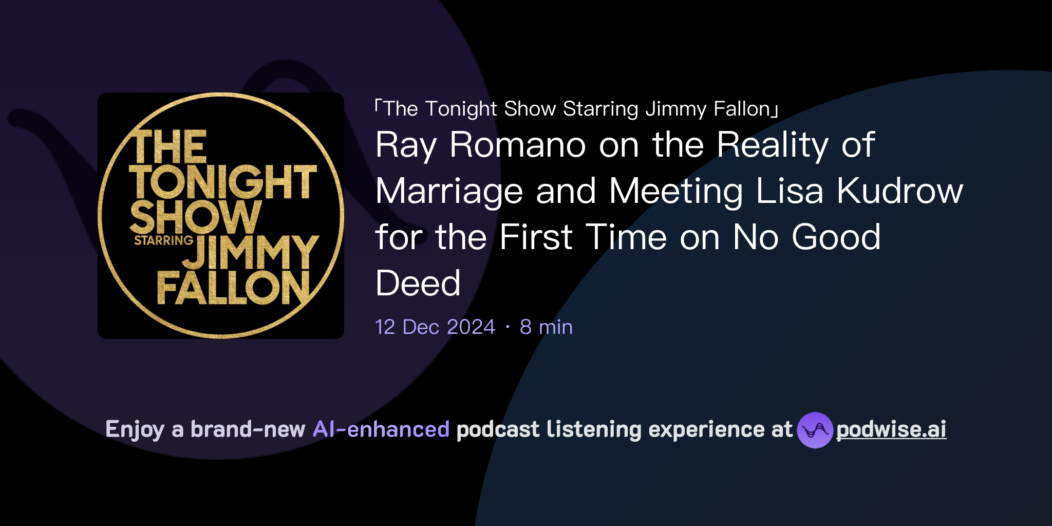 Ray Romano on the Reality of Marriage and Meeting Lisa Kudrow for the ...