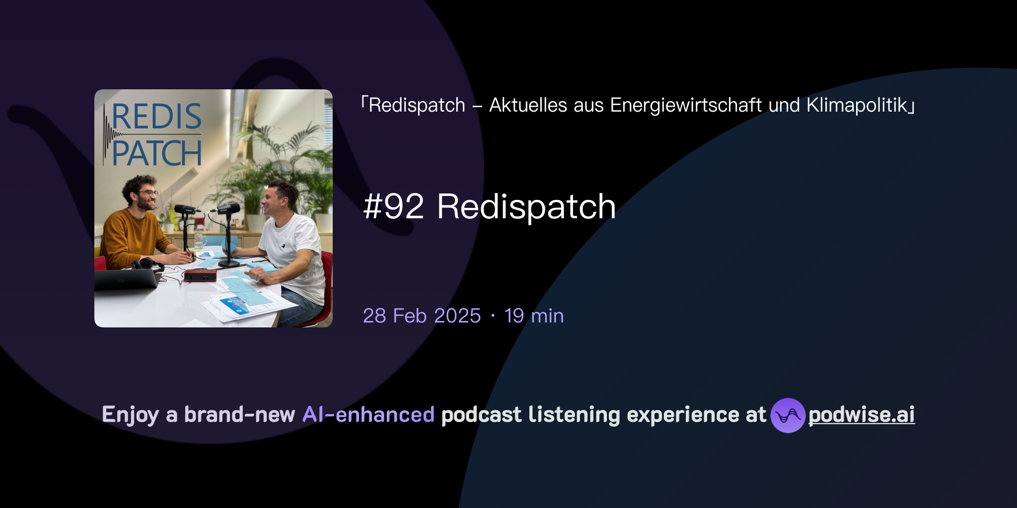 #92 Redispatch | Redispatch - Aktuelles aus Energiewirtschaft und ...