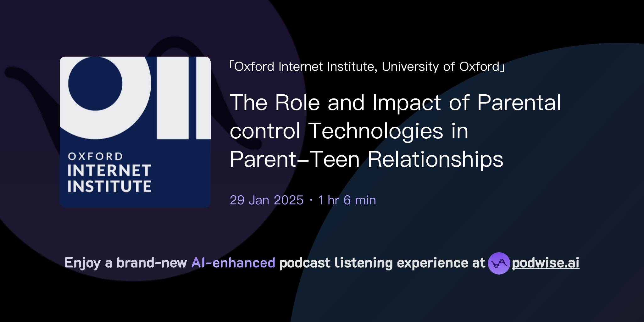 The Role and Impact of Parental control Technologies in Parent-Teen ...