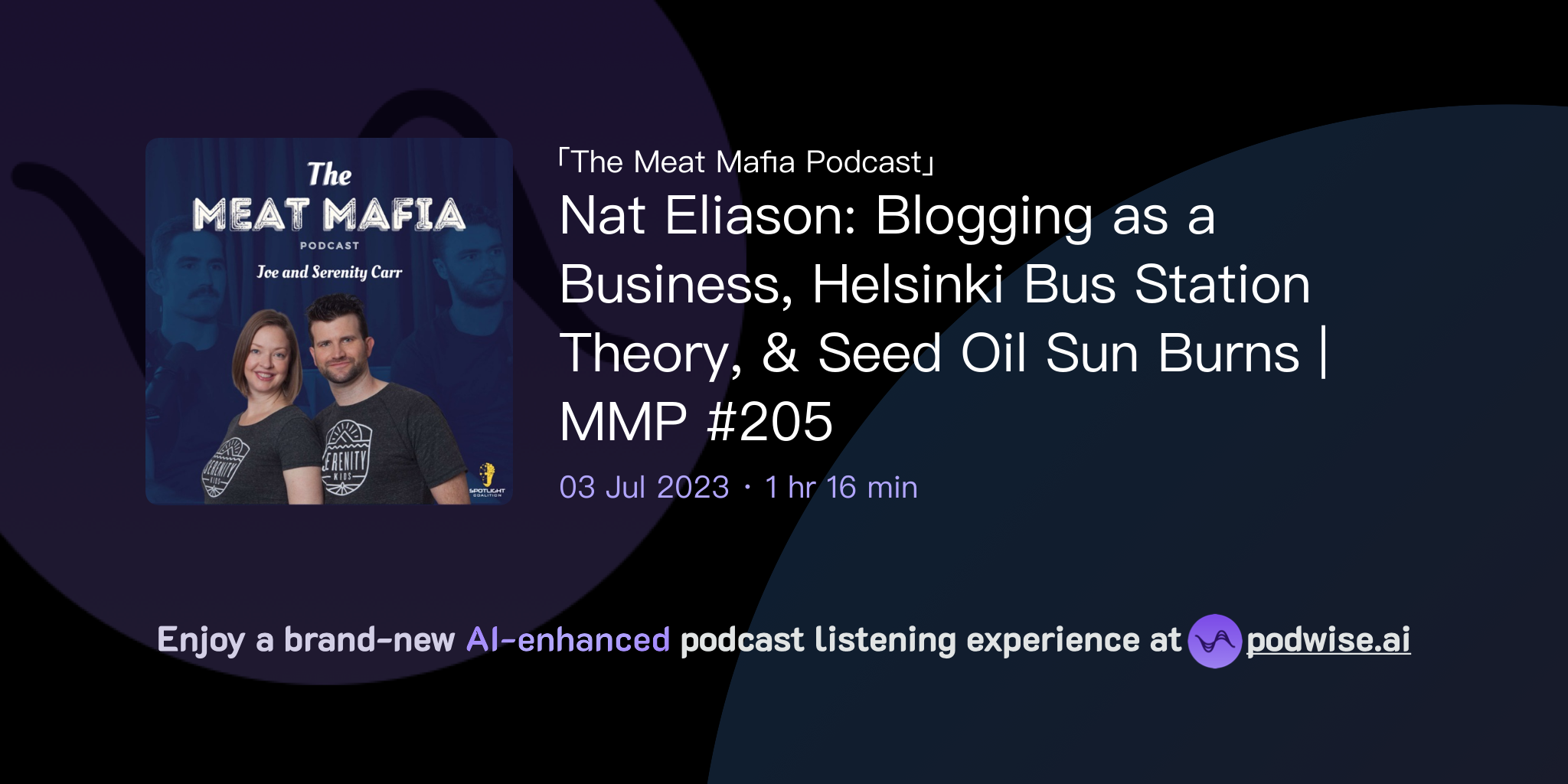 Nat Eliason: Blogging as a Business, Helsinki Bus Station Theory, & Seed Oil Sun Burns | MMP ...