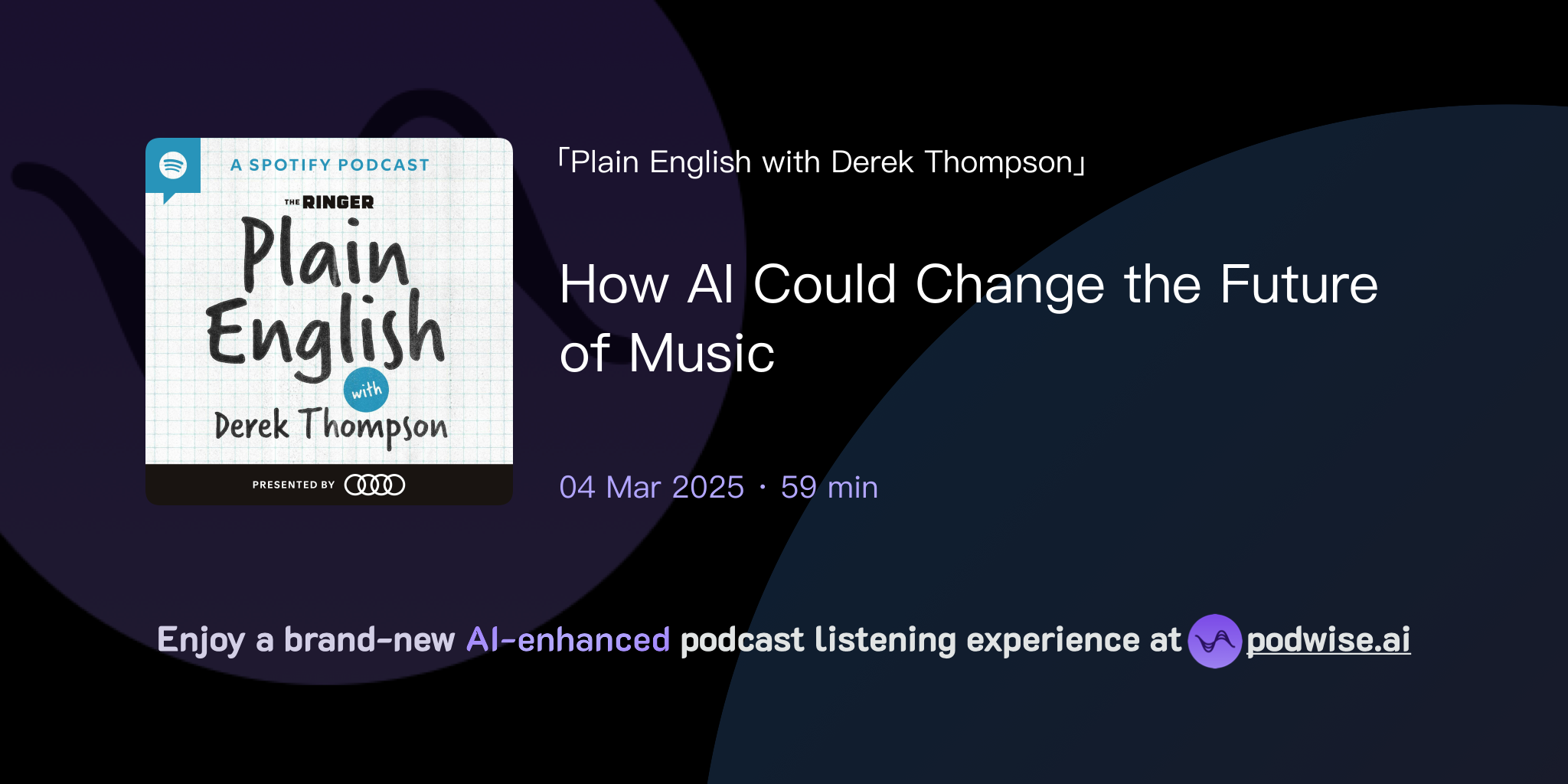 How AI Could Change the Future of Music | Plain English with Derek ...