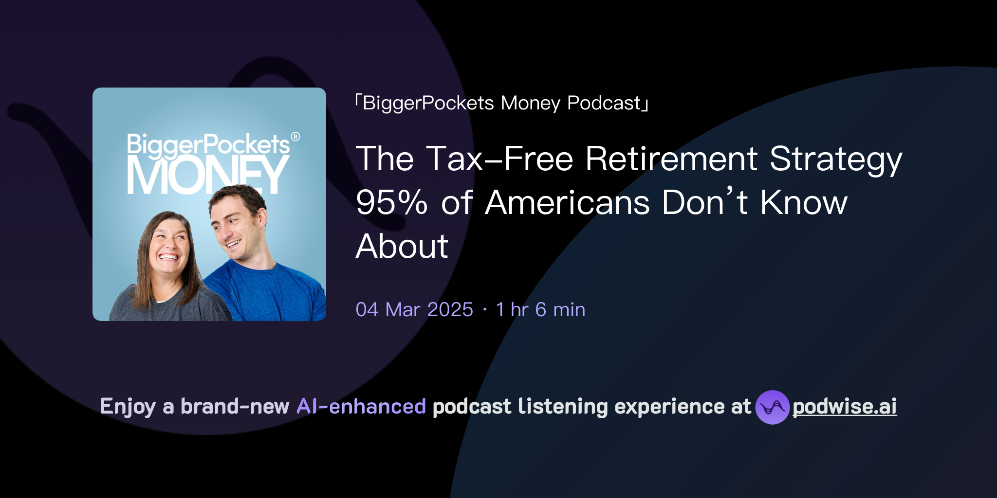 The Tax-Free Retirement Strategy 95% of Americans Don’t Know About | BiggerPockets Money Podcast ...