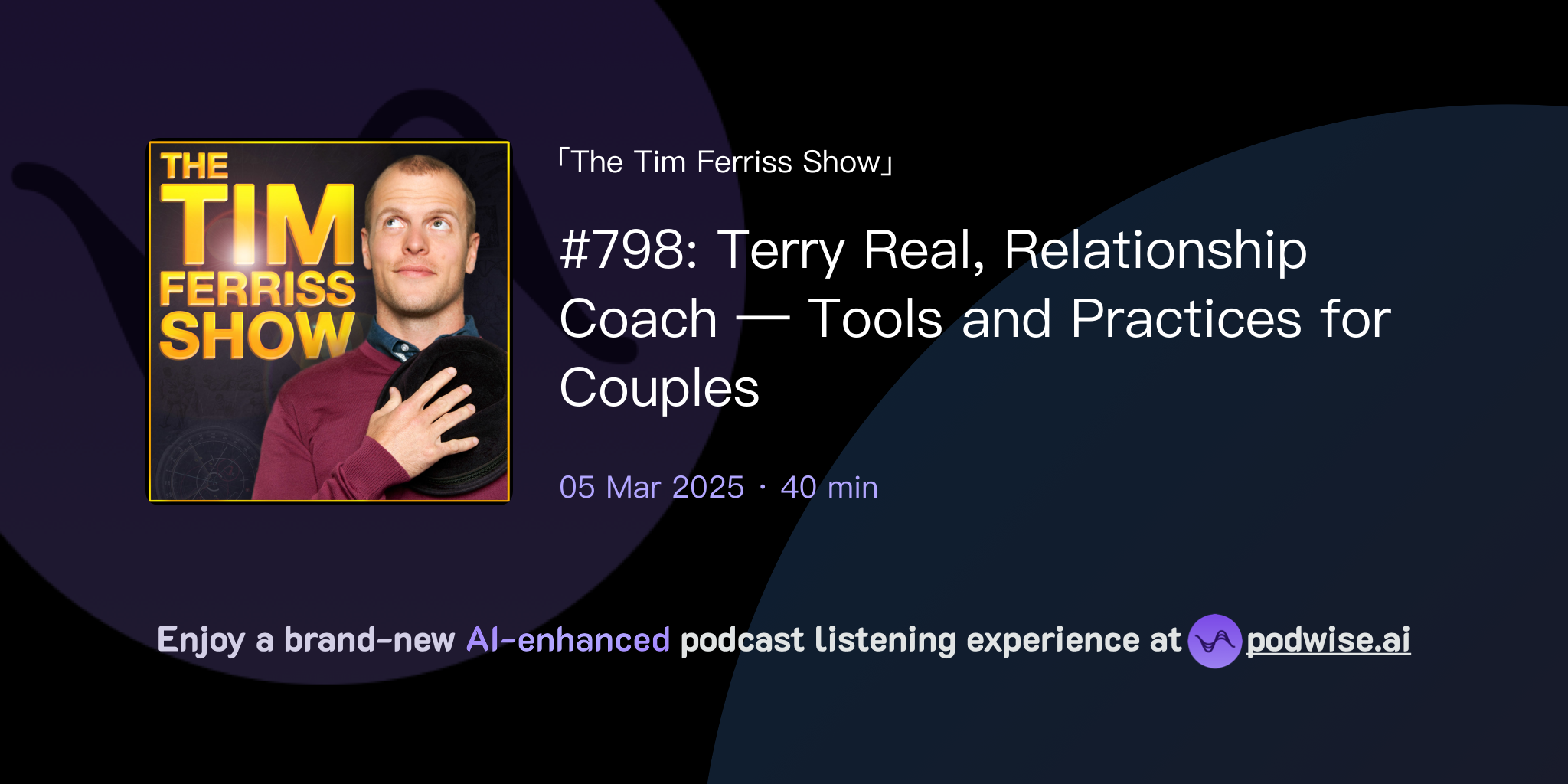 #798: Terry Real, Relationship Coach — Tools and Practices for Couples ...