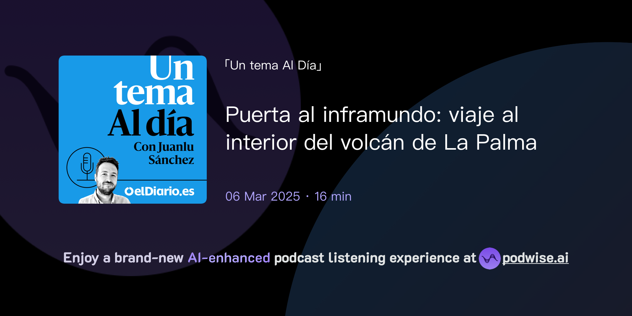 Puerta al inframundo: viaje al interior del volcán de La Palma | Un ...