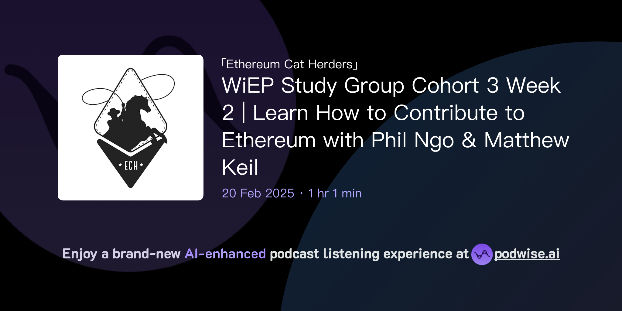 WiEP Study Group Cohort 3 Week 2 | Learn How to Contribute to Ethereum with Phil Ngo & Matthew ...