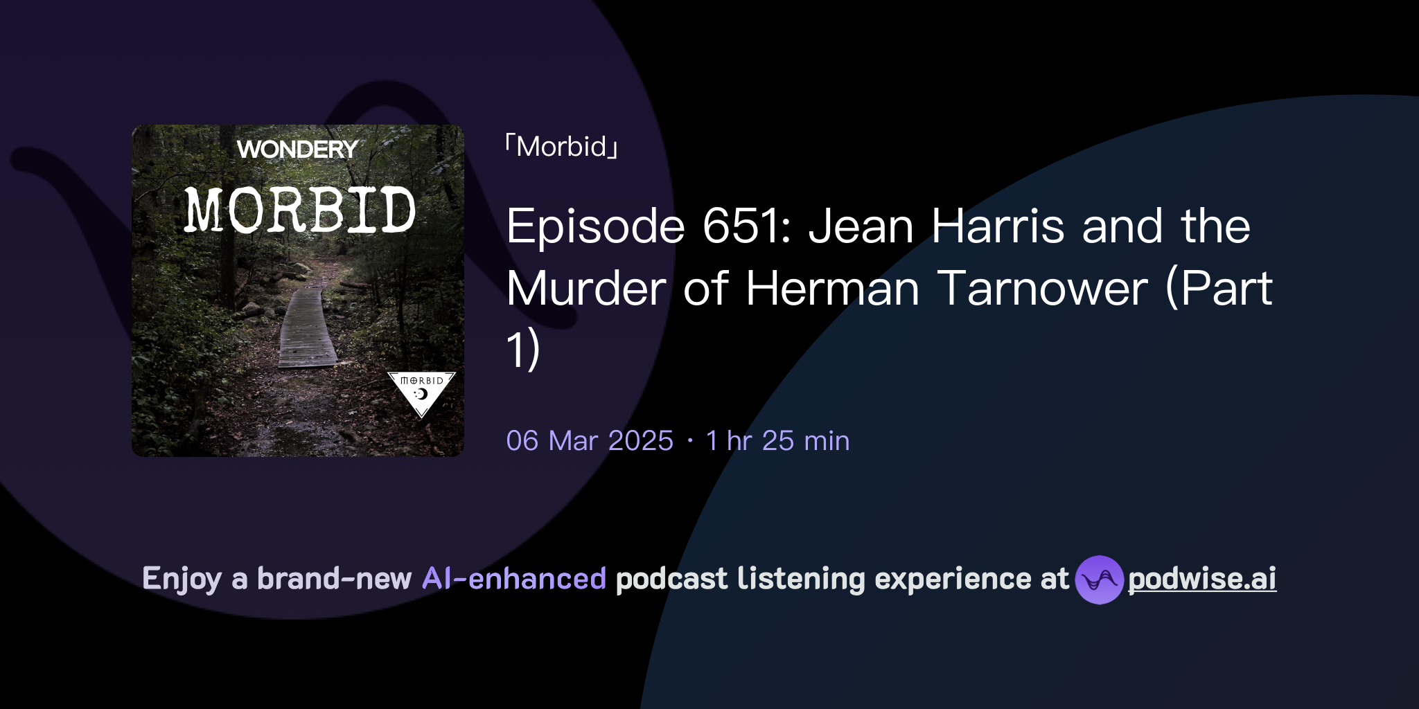 Episode 651: Jean Harris and the Murder of Herman Tarnower (Part 1 ...
