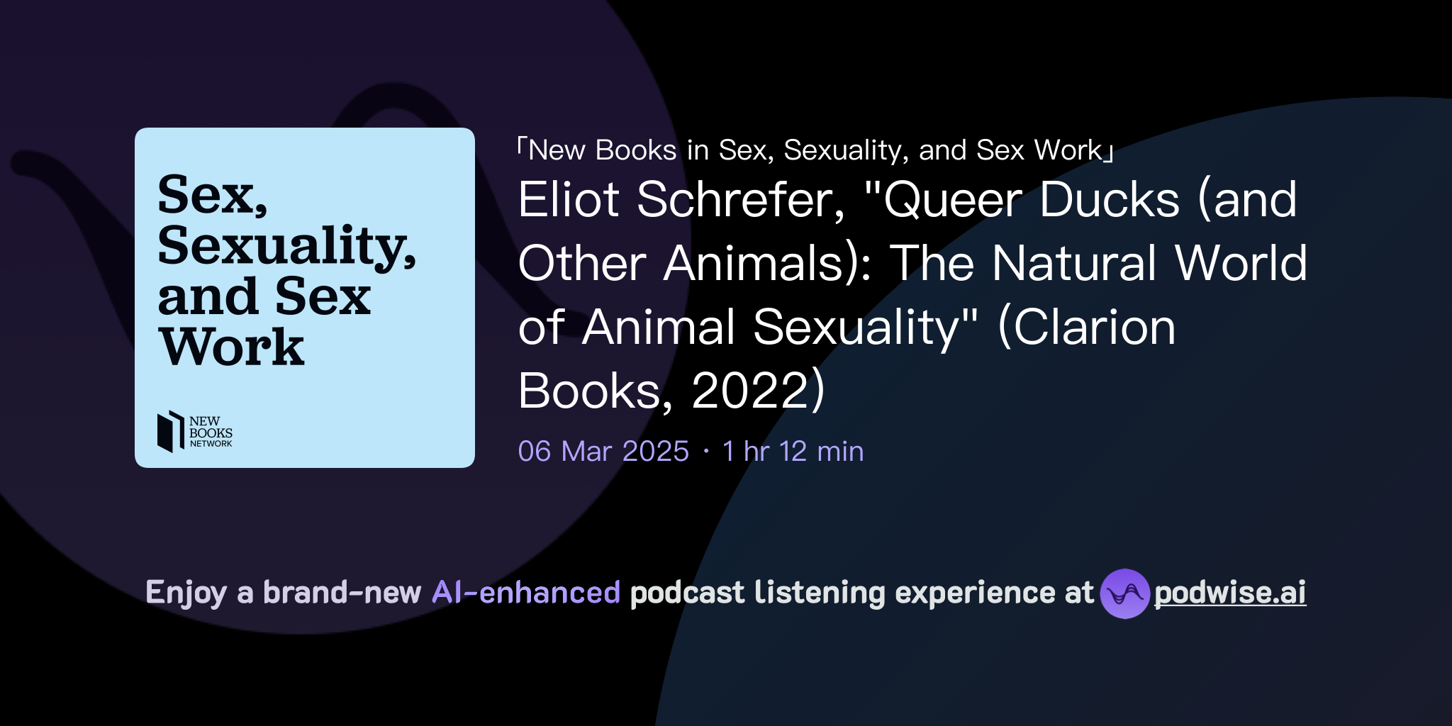 Eliot Schrefer, "Queer Ducks (and Other Animals): The Natural World of ...