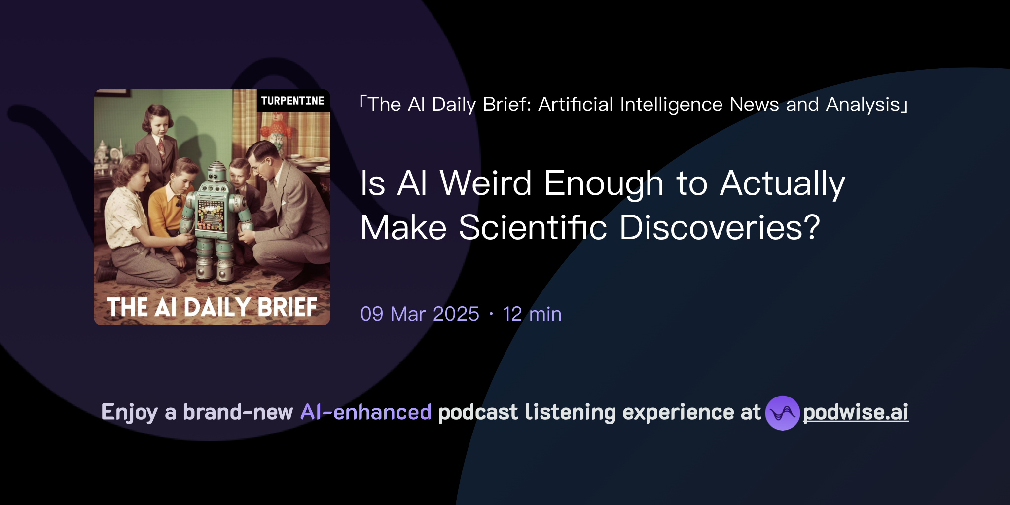 Is AI Weird Enough to Actually Make Scientific Discoveries? | The AI ...