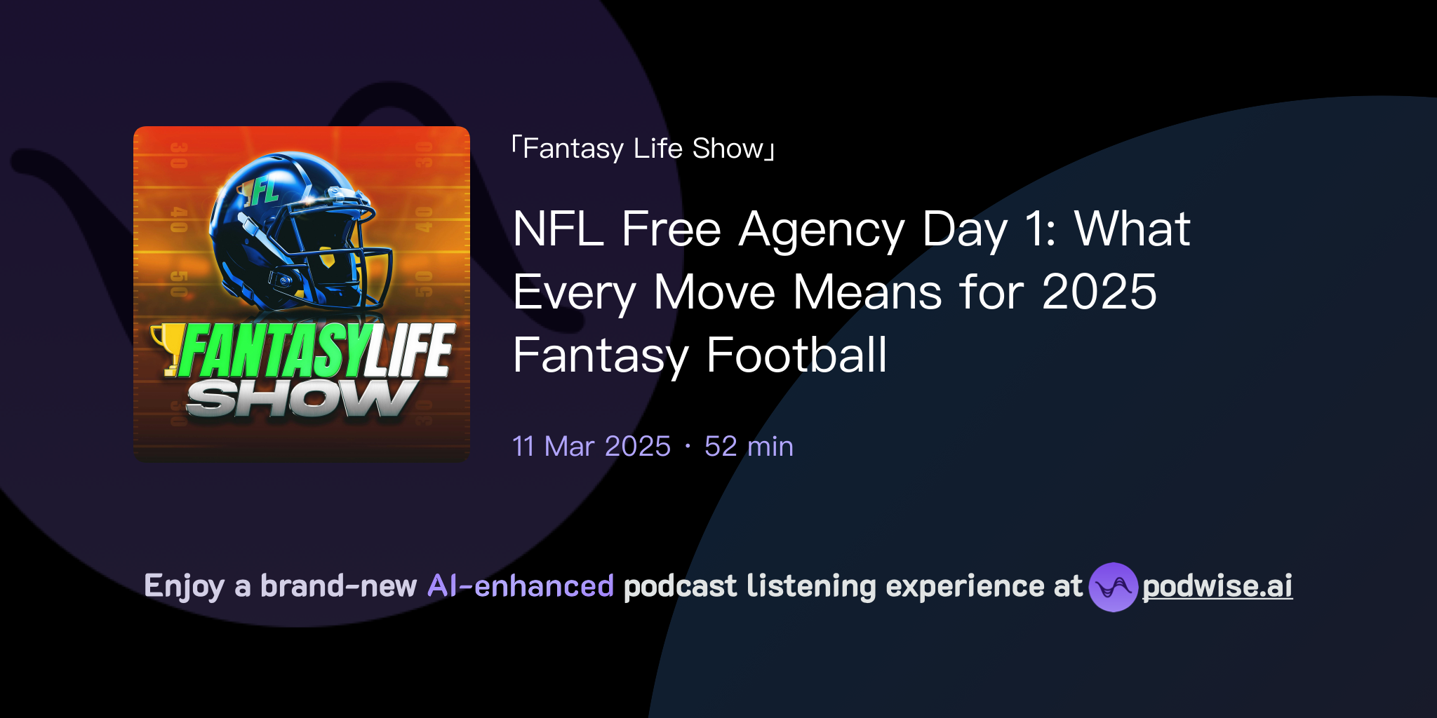NFL Free Agency Day 1: What Every Move Means for 2025 Fantasy Football ...