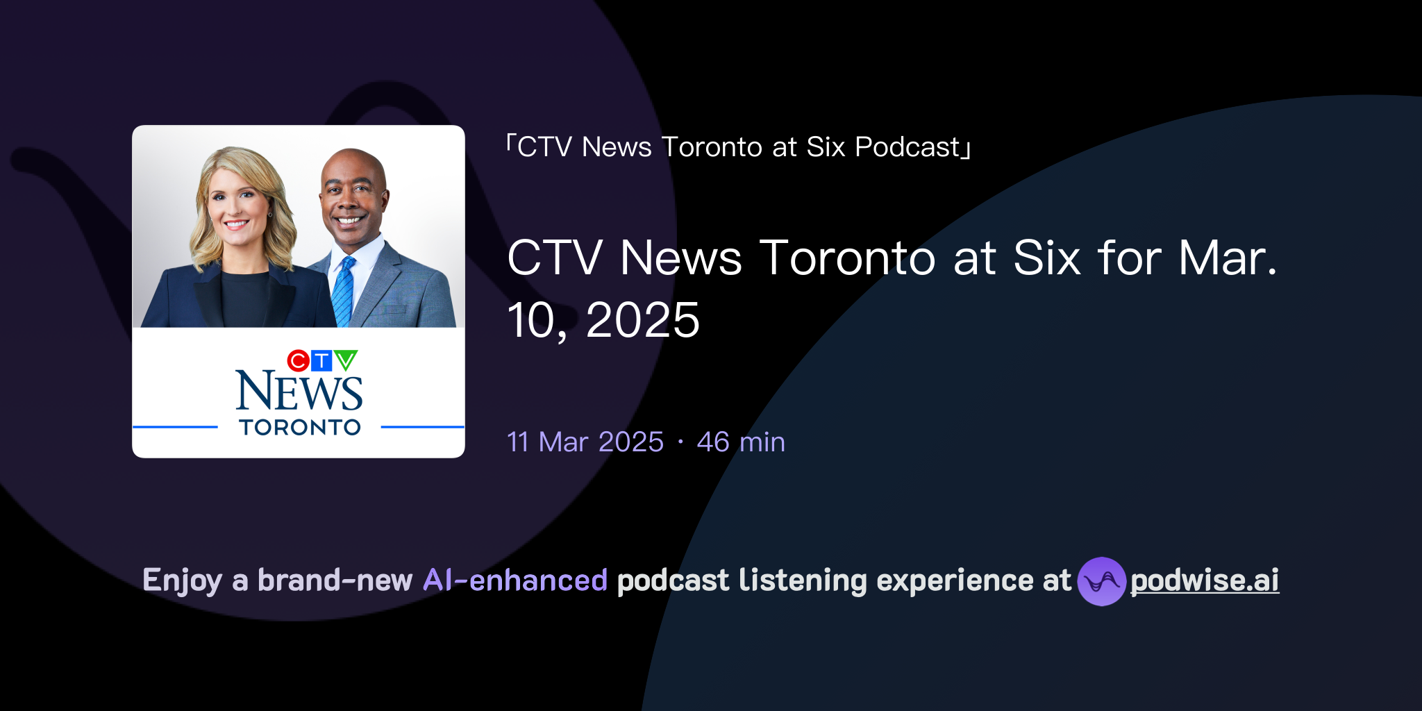 CTV News Toronto at Six for Mar. 10, 2025 | CTV News Toronto at Six ...