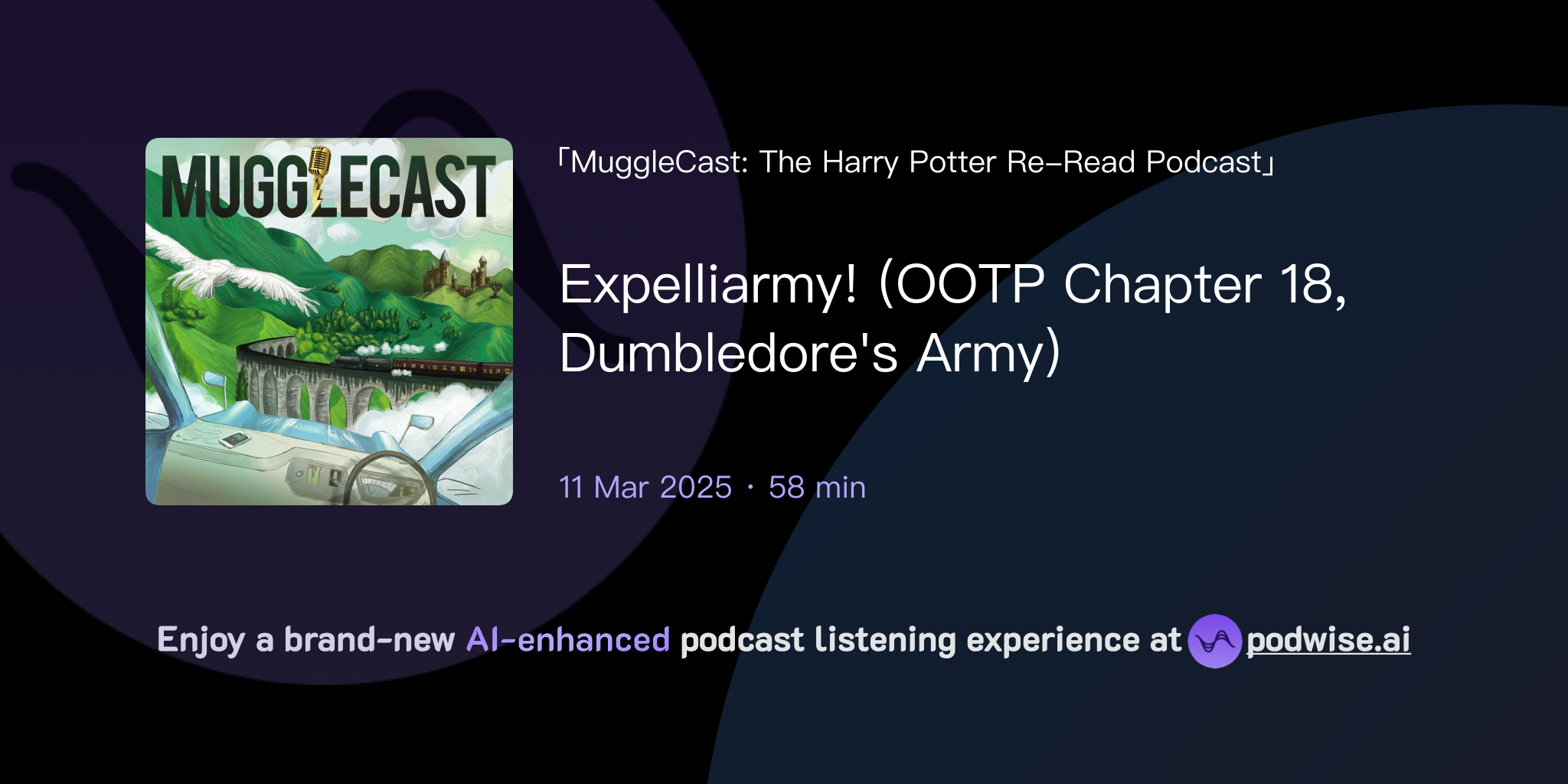 Expelliarmy! (OOTP Chapter 18, Dumbledore's Army) | MuggleCast: the ...