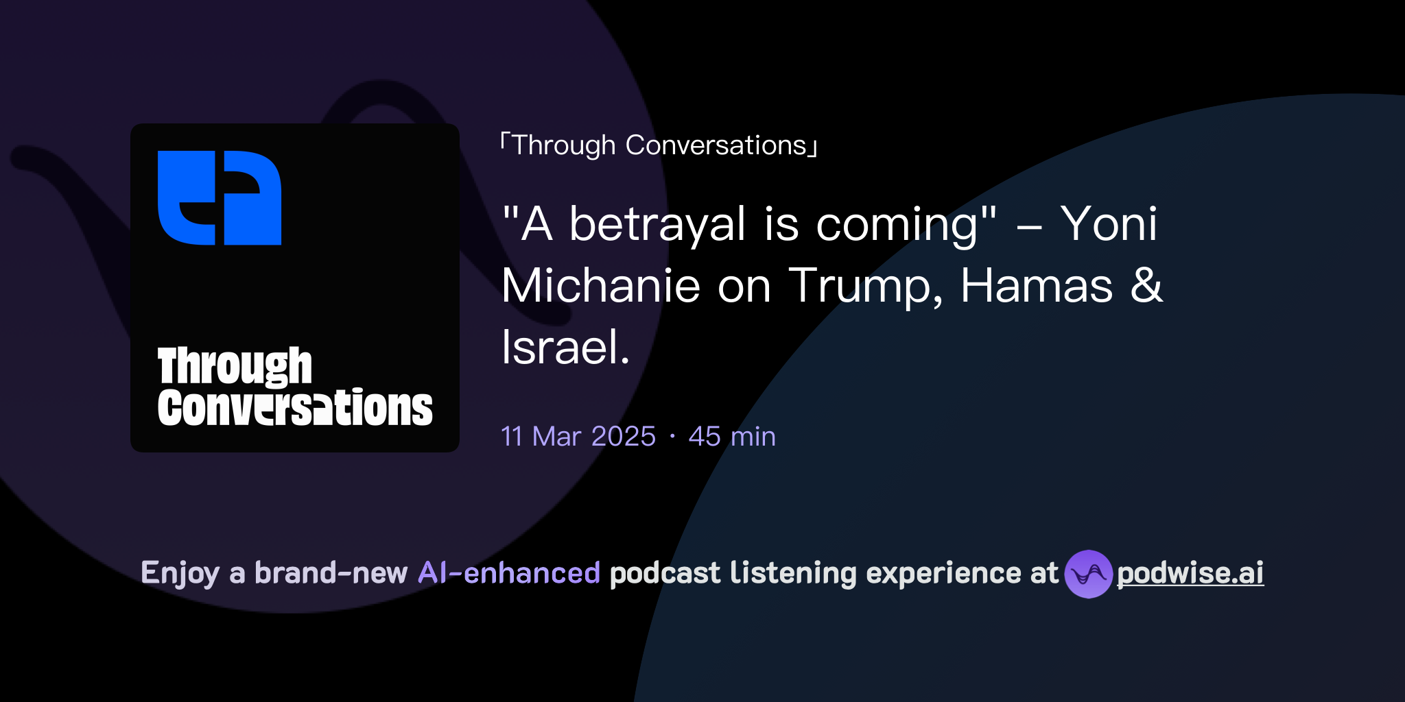 "A betrayal is coming" - Yoni Michanie on Trump, Hamas & Israel ...