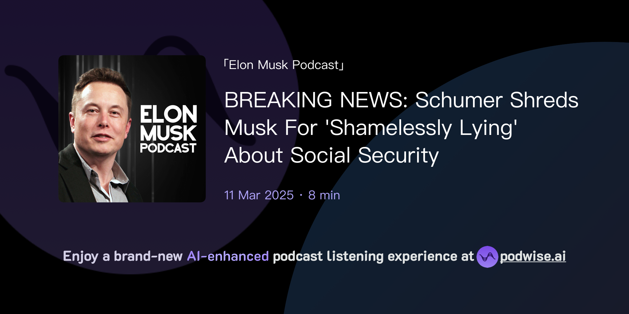 BREAKING NEWS: Schumer Shreds Musk For 'Shamelessly Lying' About Social ...