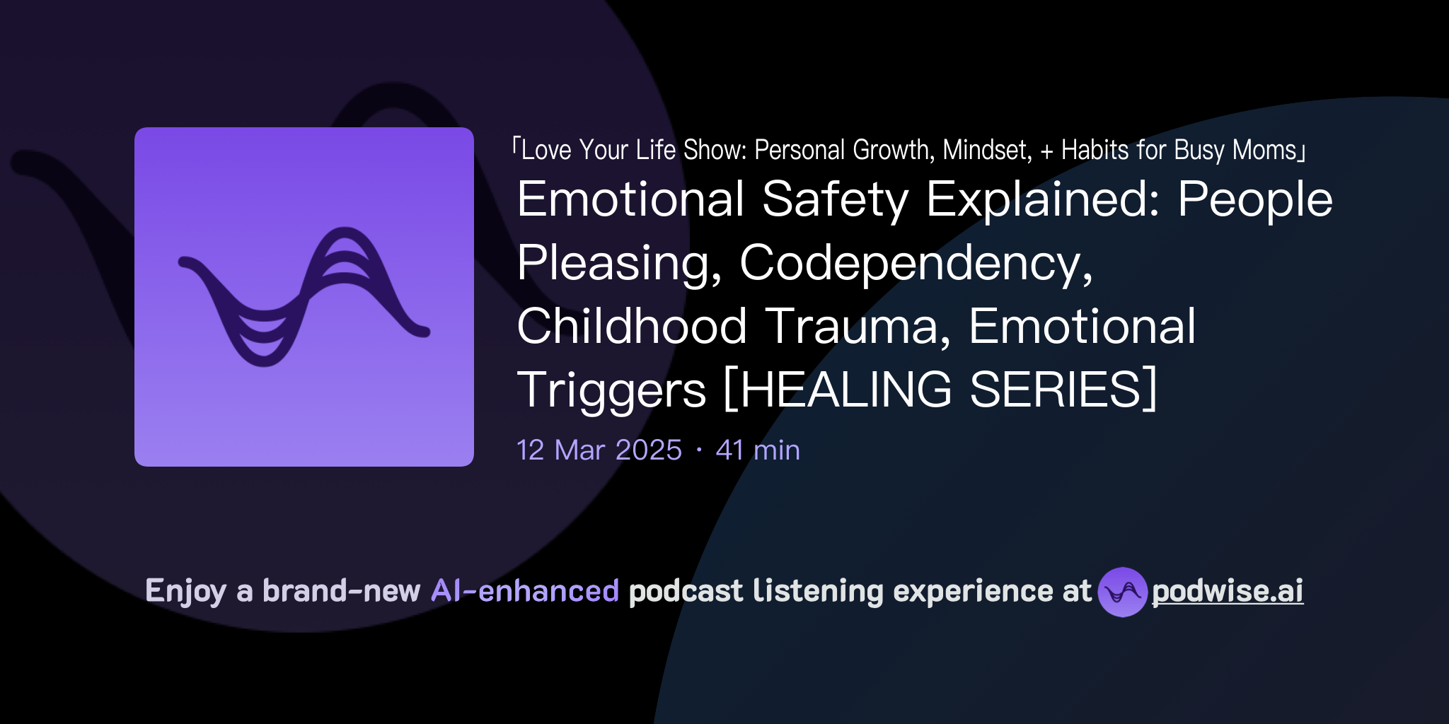 Emotional Safety Explained: People Pleasing, Codependency, Childhood ...