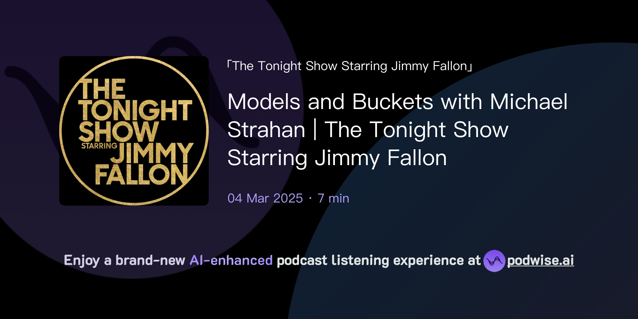 Models and Buckets with Michael Strahan | The Tonight Show Starring ...